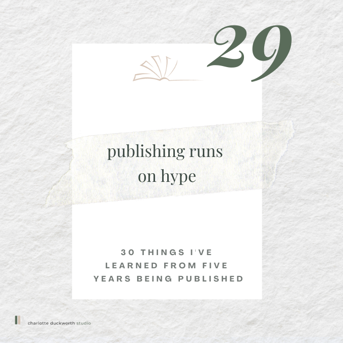 30 things I've learnt from 5 years being published: no 29 – publishing ...