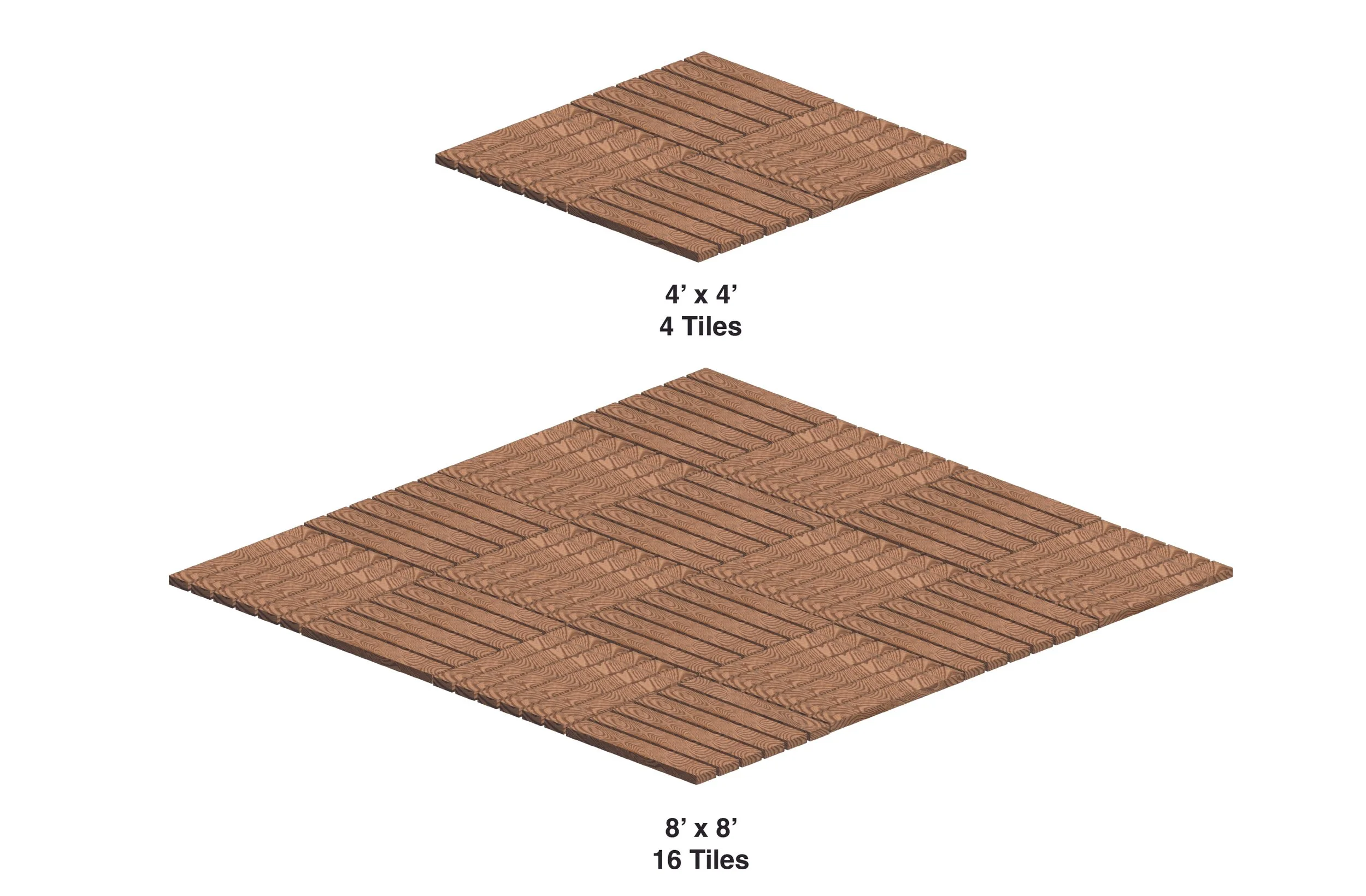 Arbor Wood Deck Tiles — Intectural - Innovative Building Materials