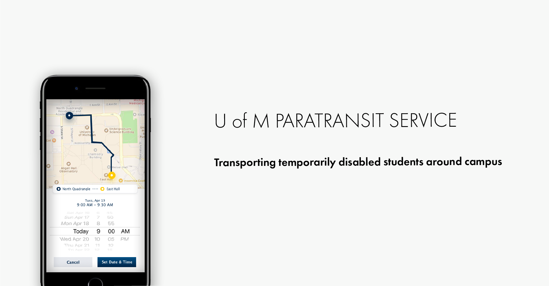 U of M Paratransit Service — Uriel Lee