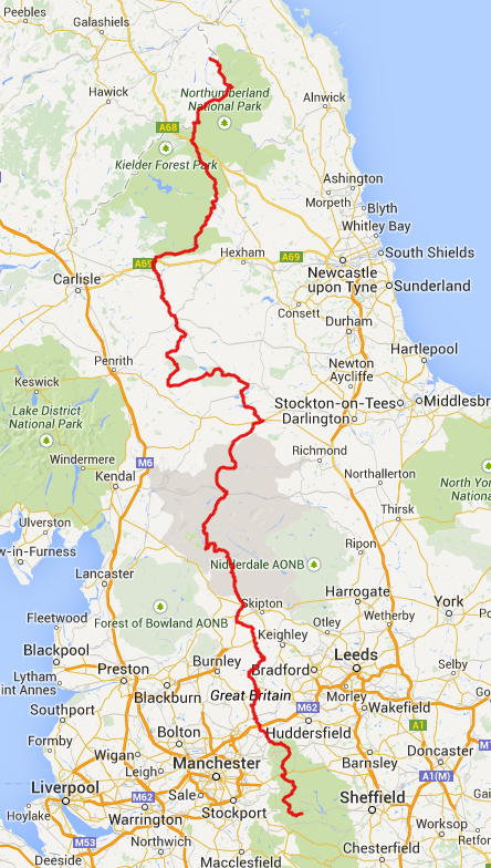 The English Pennine Way - Day 1 — Long Walks, Organics & African Stuff