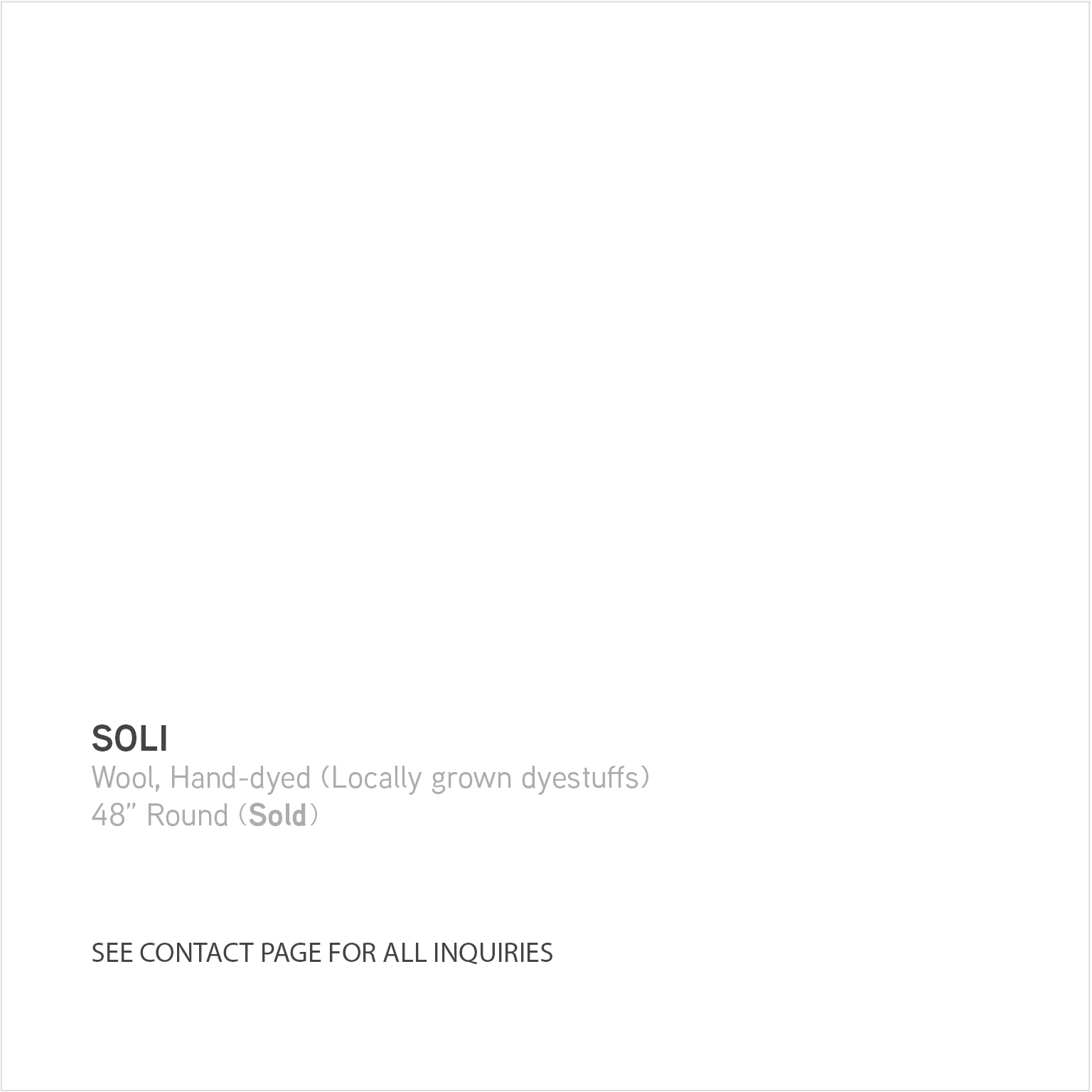 Soli — Greg Catron - Handmade Felt Textiles