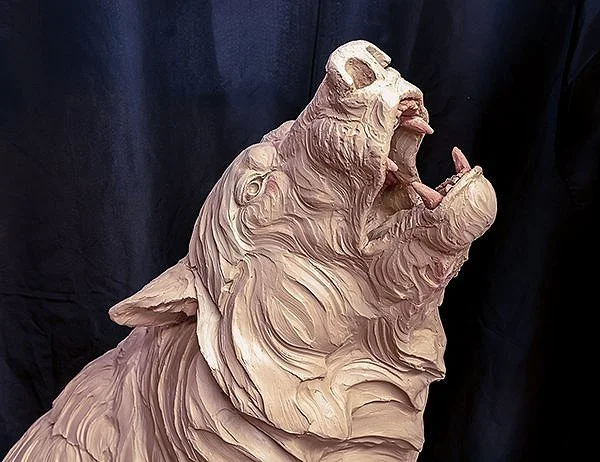 The Howling Wind - Lifesize (Two Wolves) — Rowe Fine Art Gallery