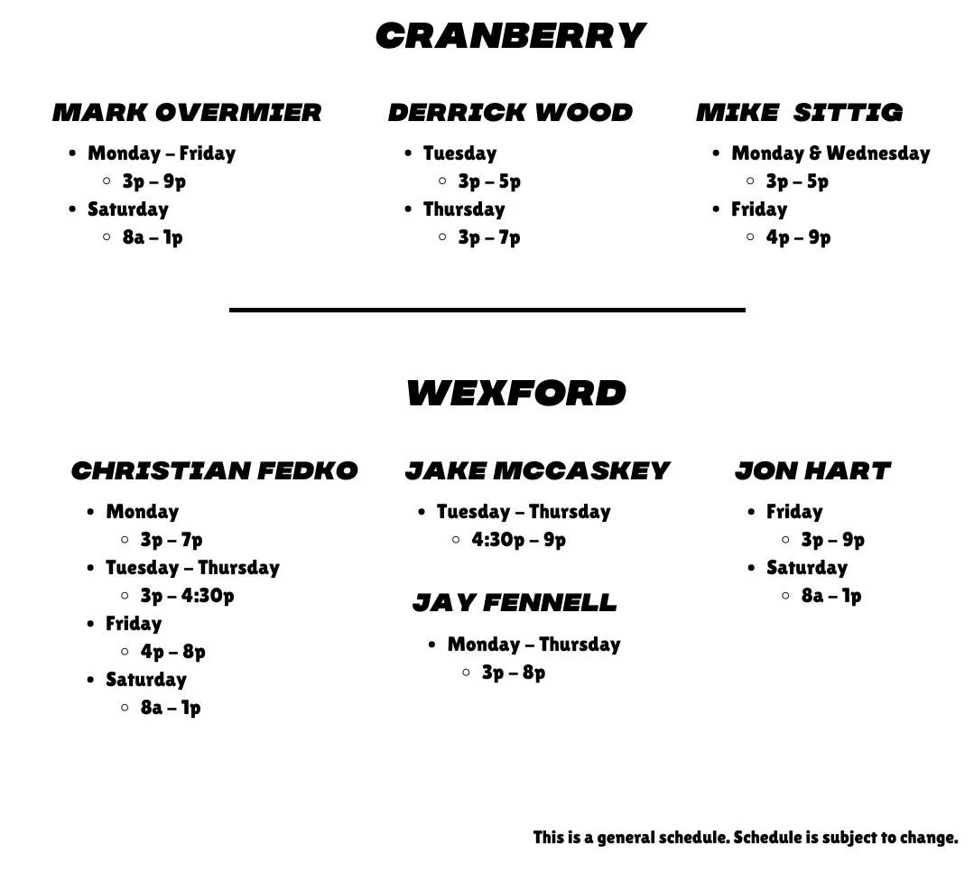 Baseball & Softball Lessons | Cranberry, Wexford, Allison Park, PA ...