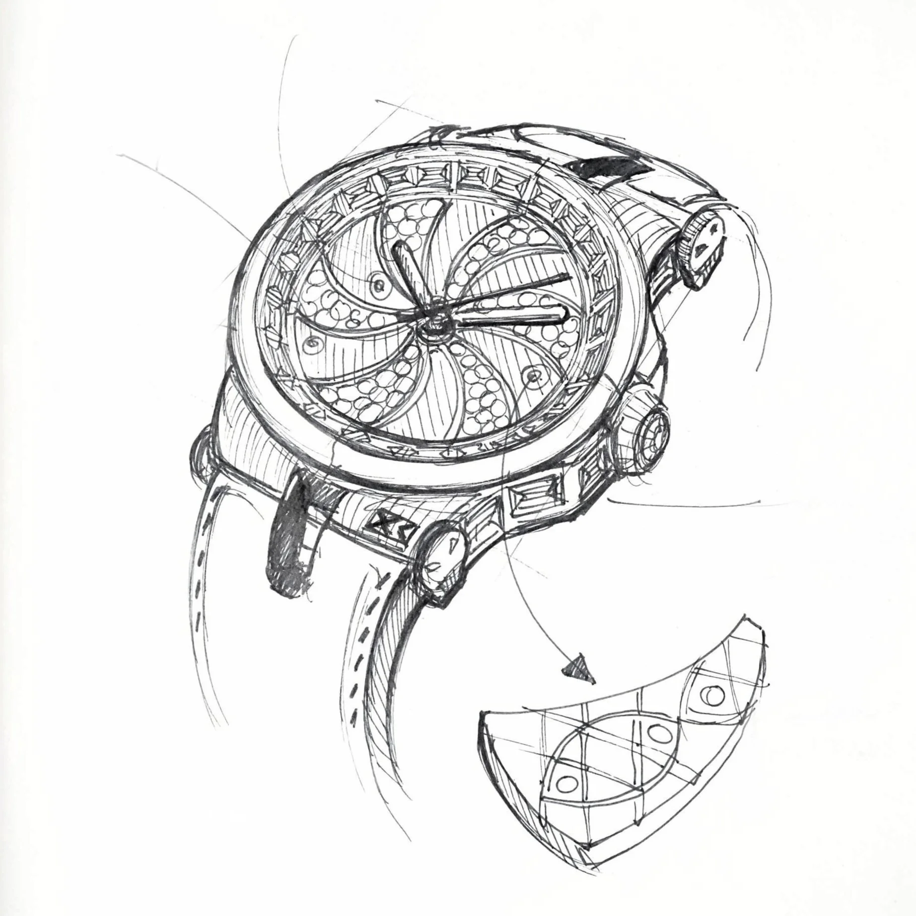 Watch Design Sketch