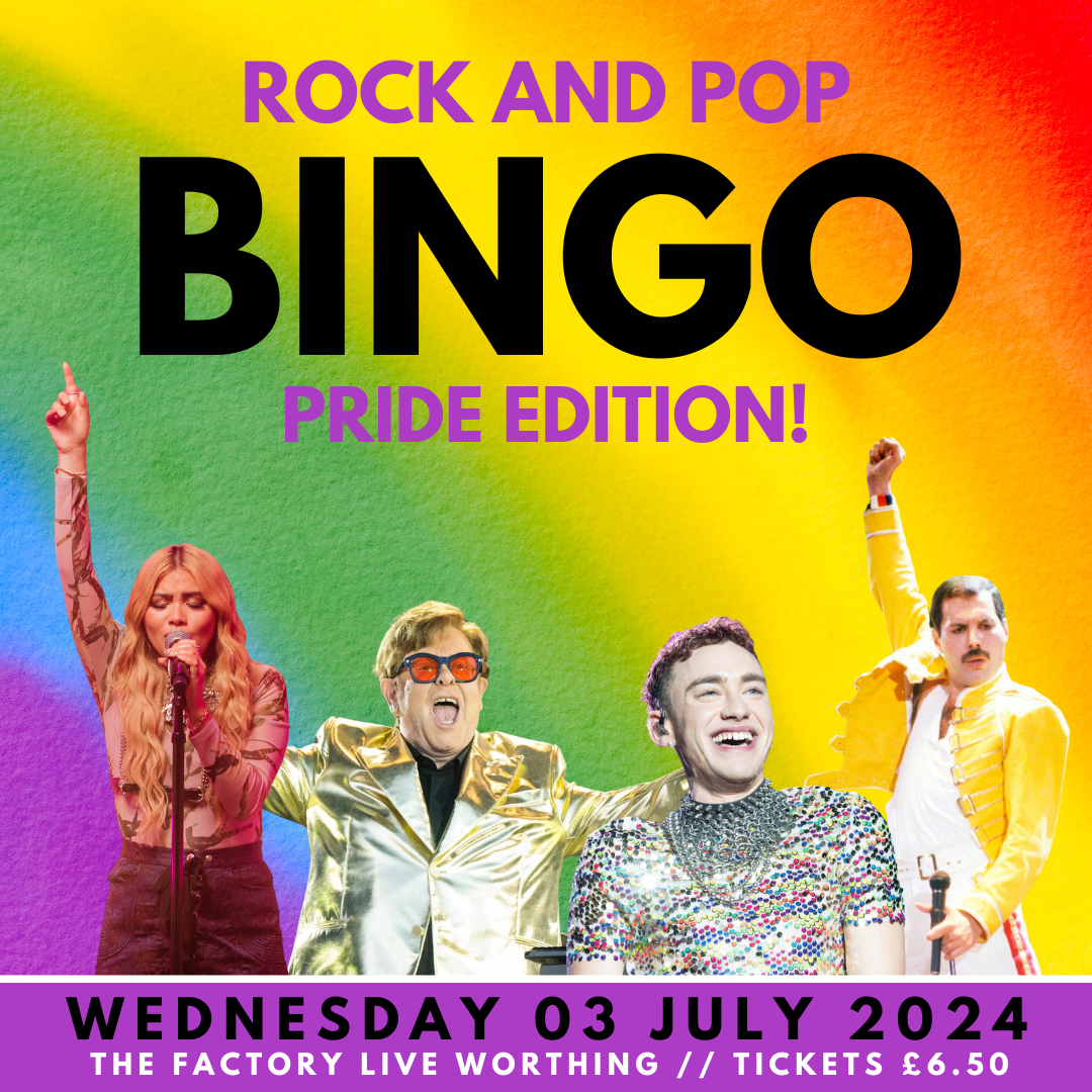 Rock And Pop Bingo: Pride Edition — The Factory Live
