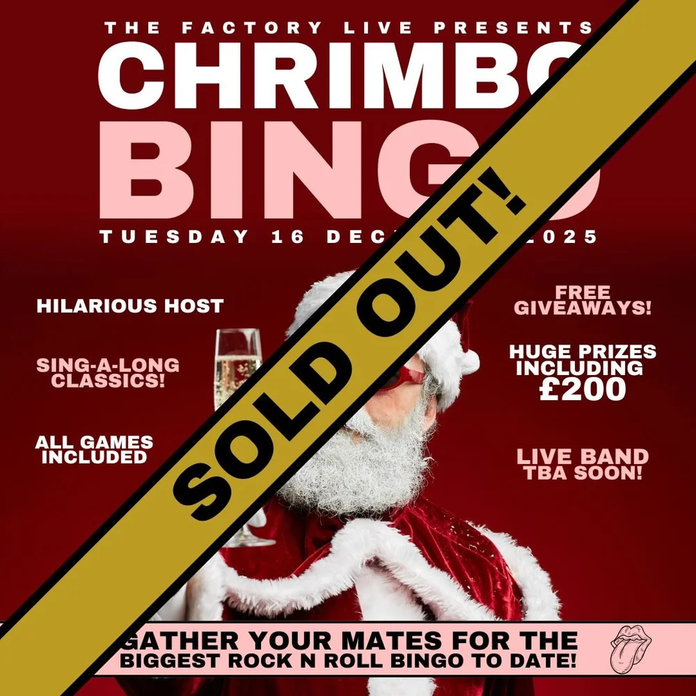 Chrimbo Bingo! — The Factory Live
