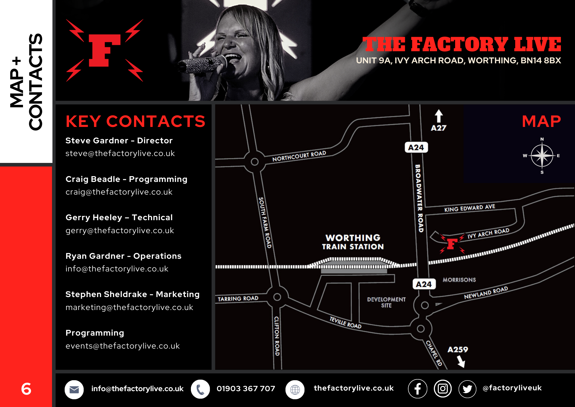 MEDIA PACK — The Factory Live