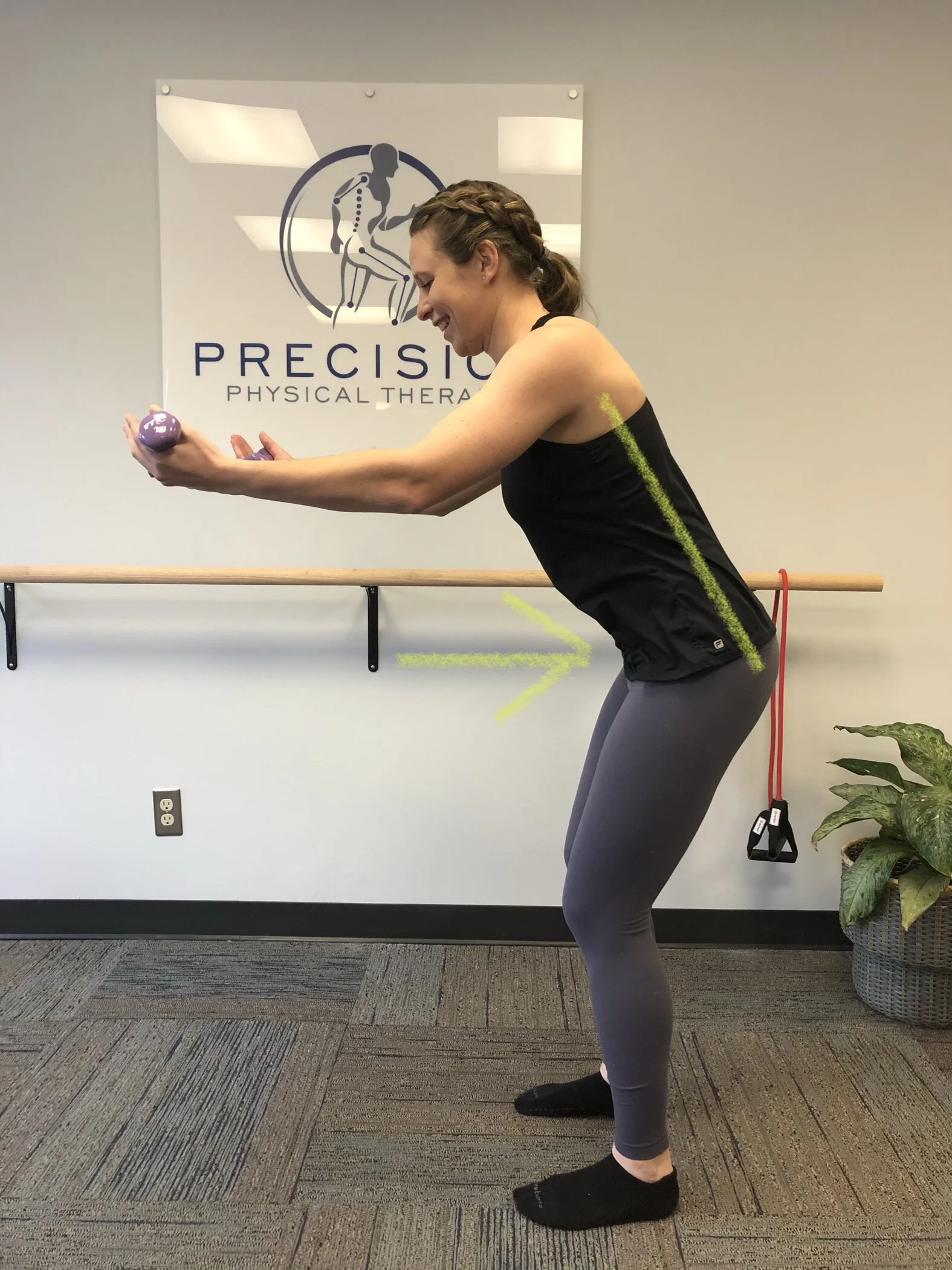 Pure Barre: Control your hip hinge with your gluteals. — Precision ...