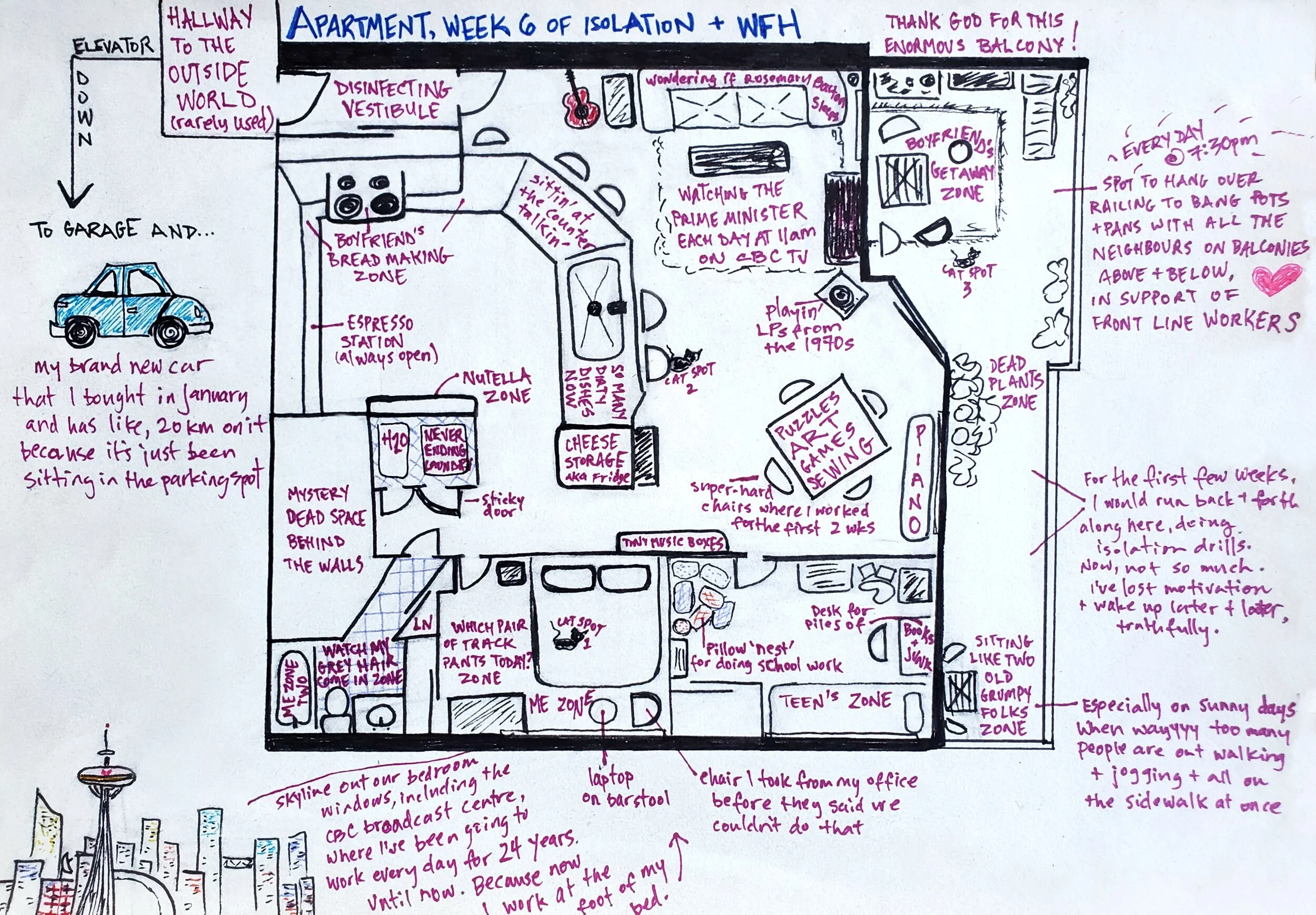 ISOLATION MAP — Michelle Parise