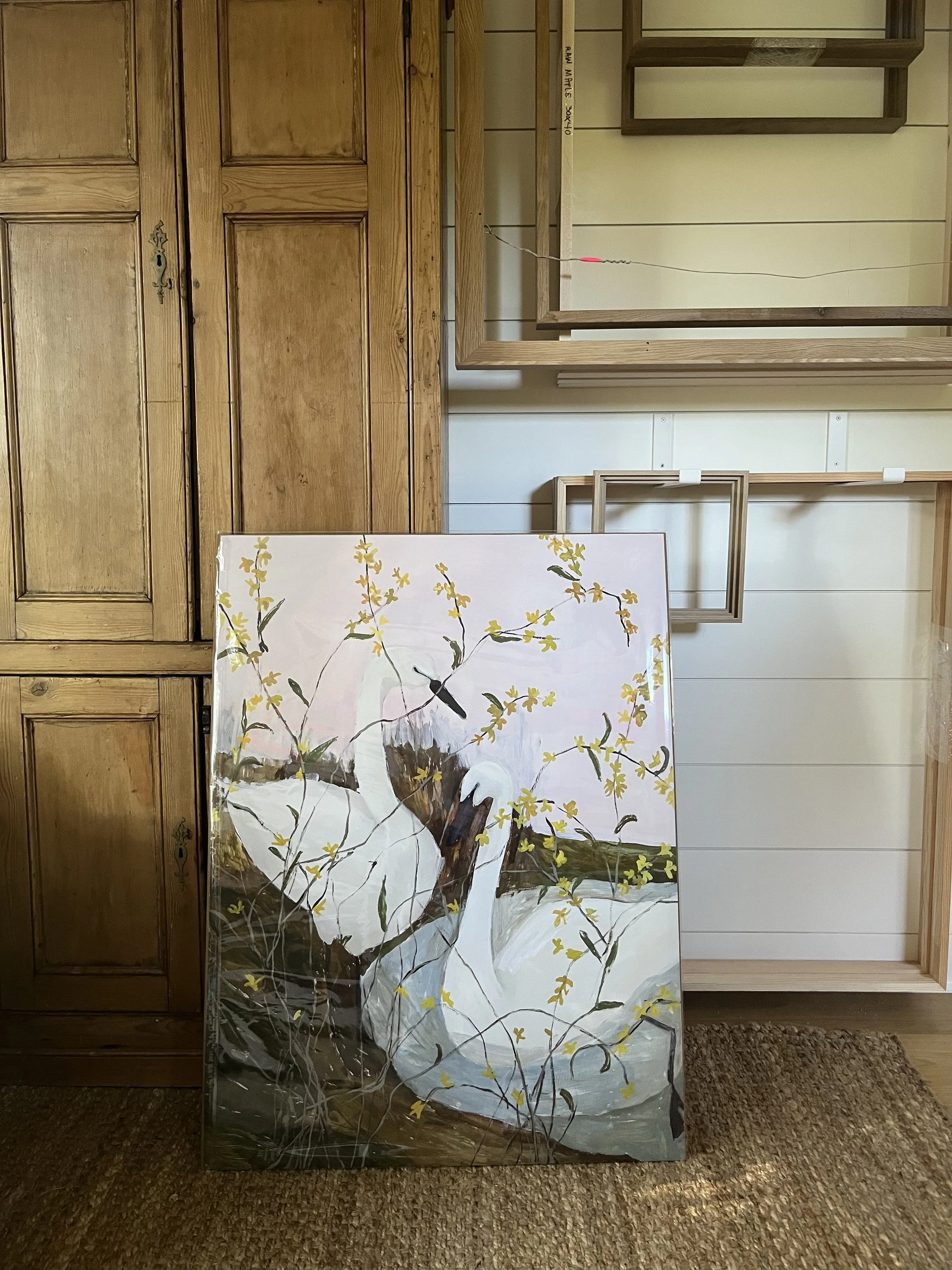 Forsythia Nest Print — Shelby Monteverde