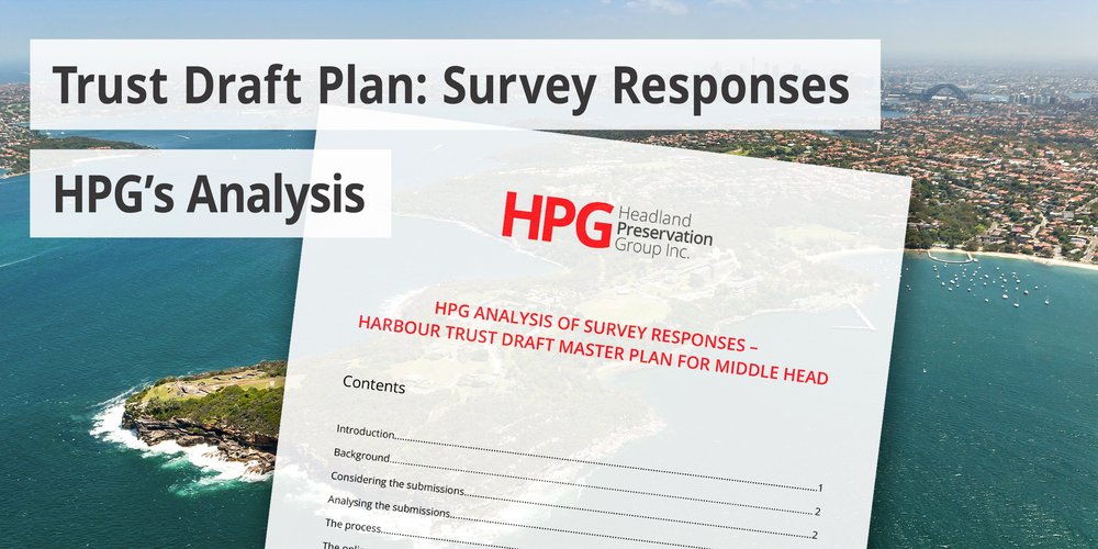 HPG analysis of Survey Responses – Harbour Trust Draft Master Plan for ...