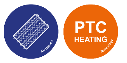 PTC Air Heater with V-Shaped Fins | HRKK | Industrial Heating & Cooling ...