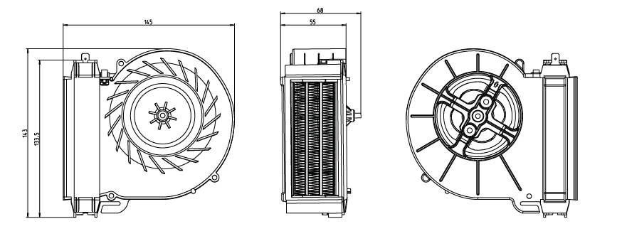 Radial Fan Heater LA09 | PTC Fan Heater | Industrial Heating & Cooling - DBK Industrial | Europe ...