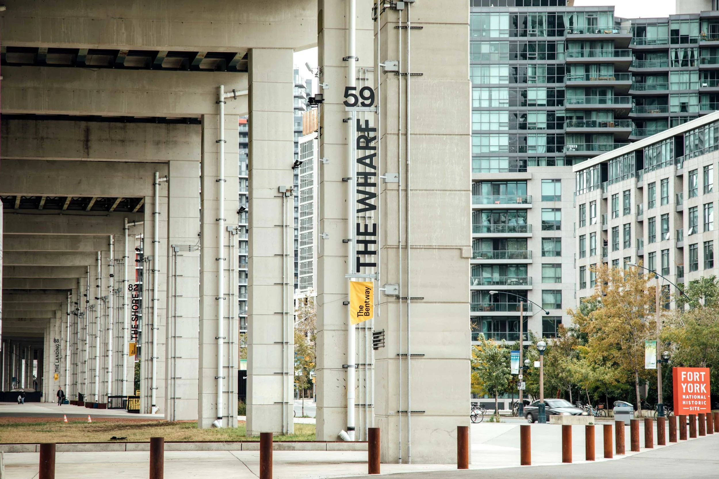 Wayfinding design and signage for The Bentway in Toronto, Canada ...