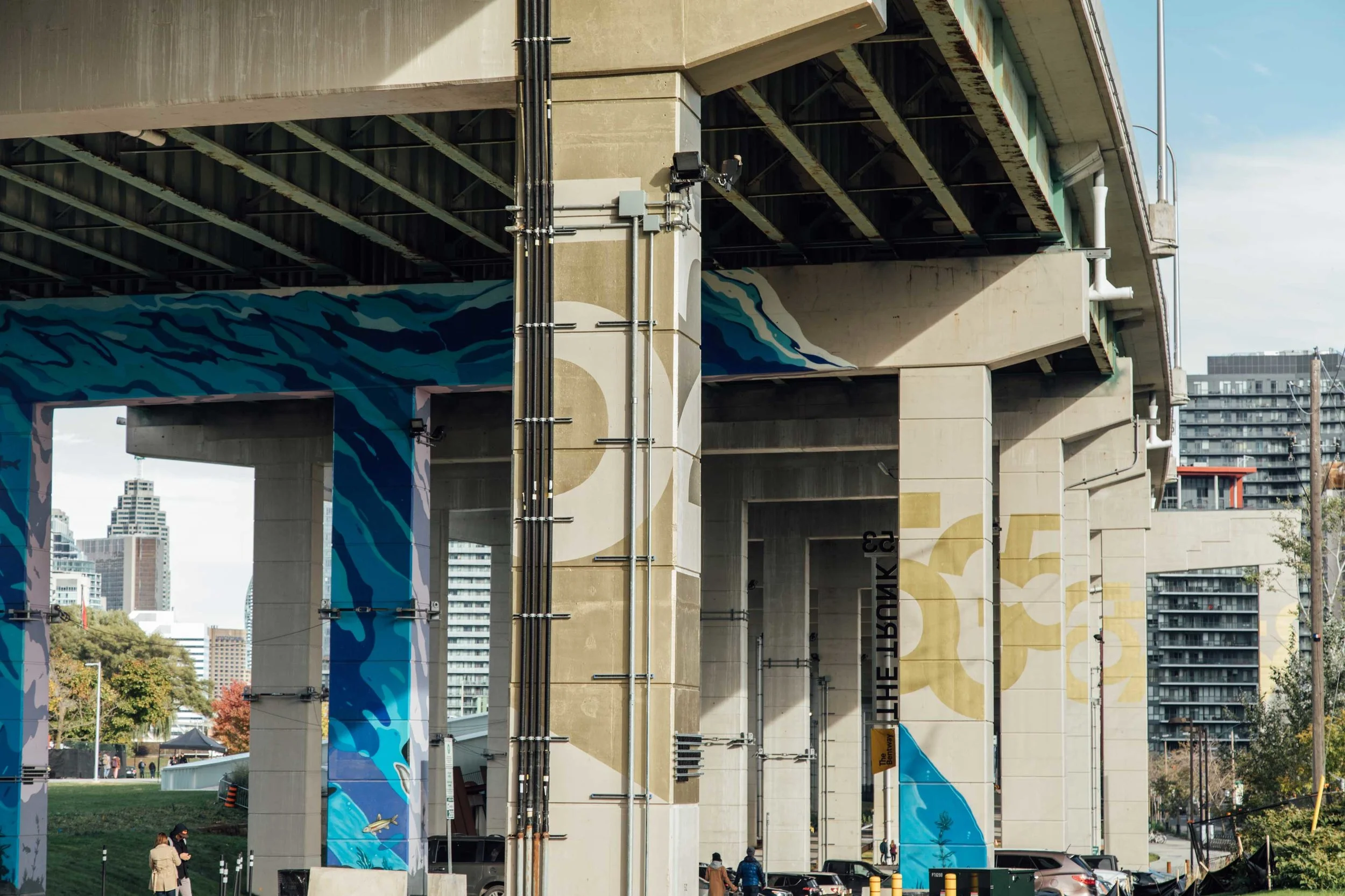 Wayfinding design and signage for The Bentway in Toronto, Canada ...