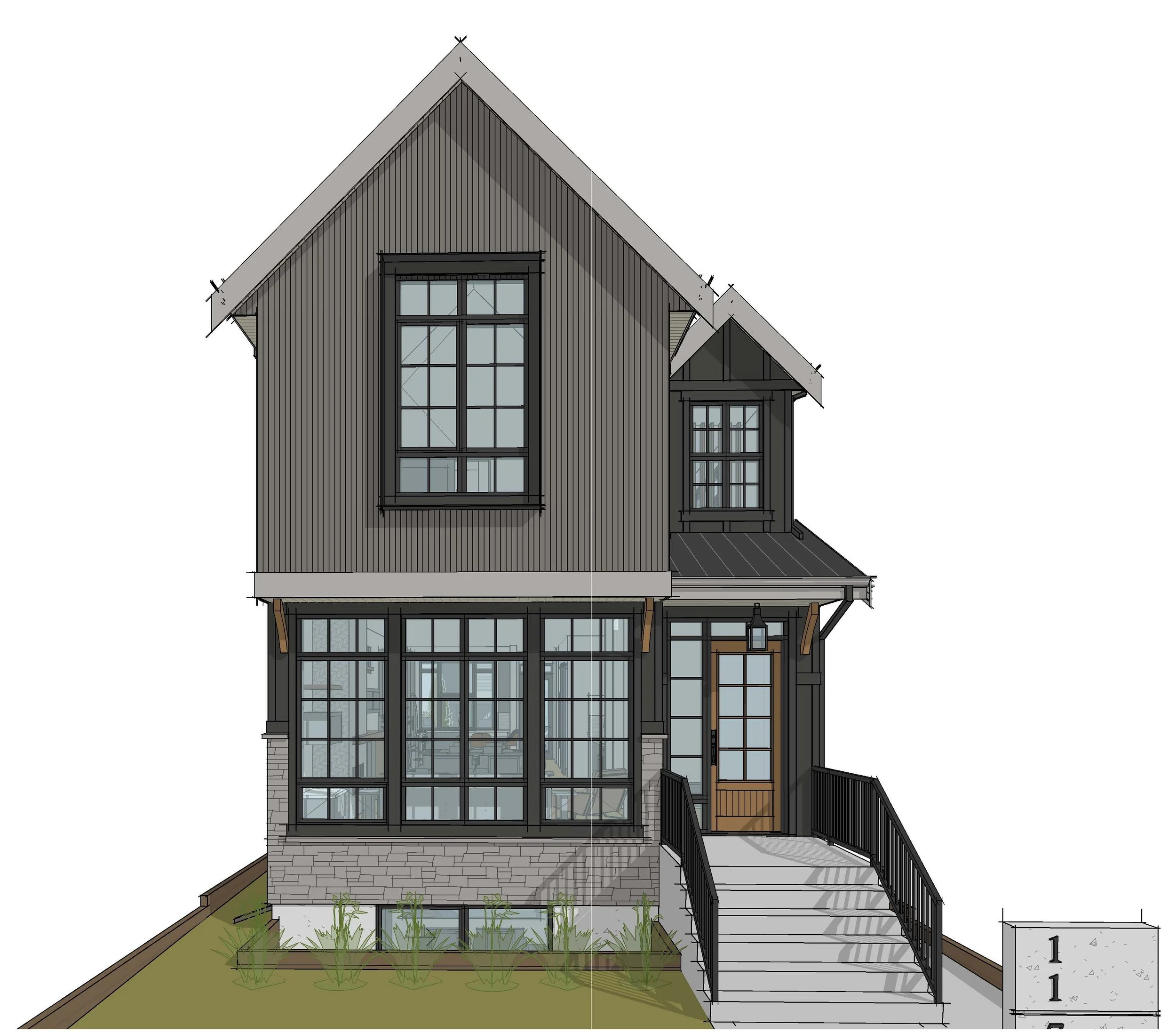 Windsor 91 Custom House & Garage Suite Design | Urbis Infill Homes