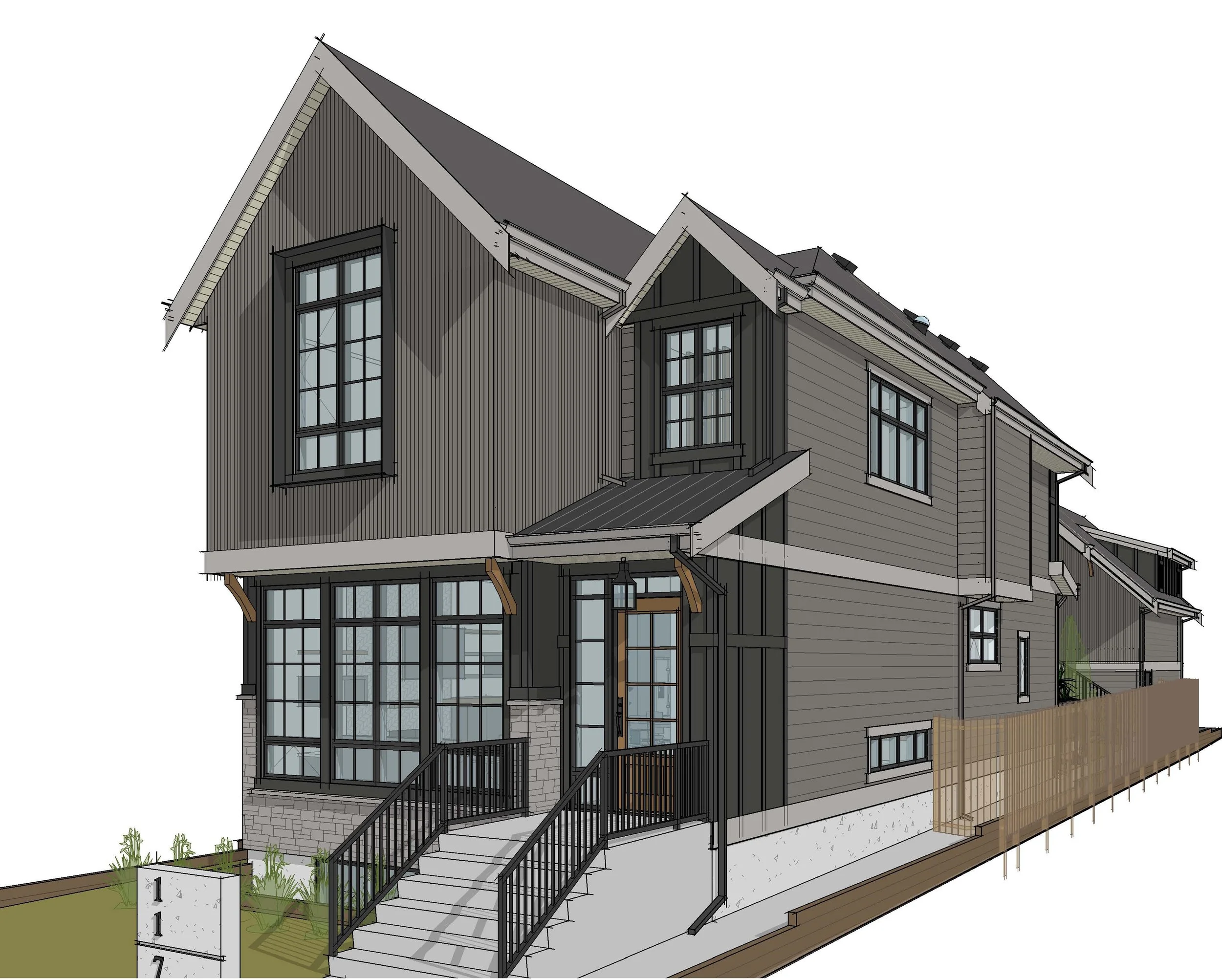 Windsor 91 Custom House & Garage Suite Design | Urbis Infill Homes