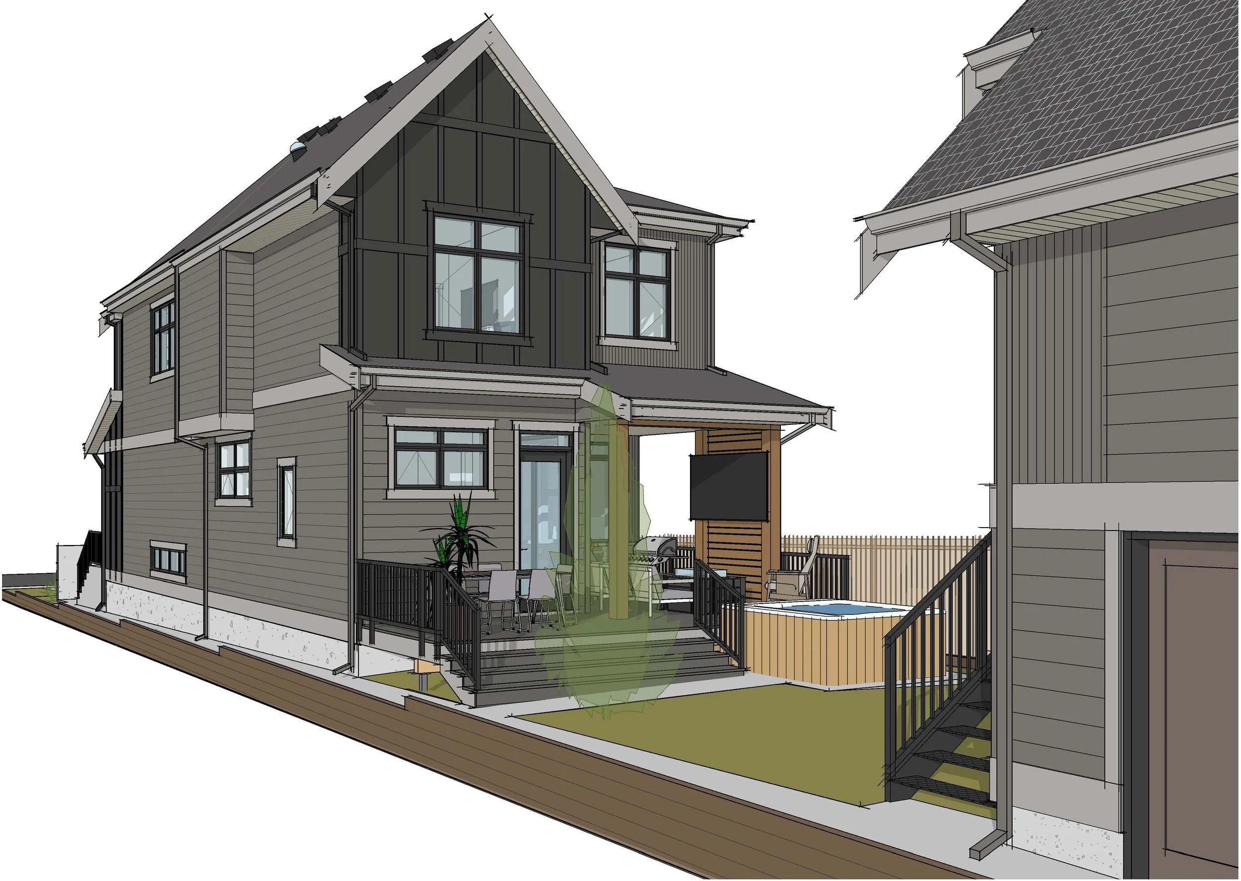 Windsor 91 Custom House & Garage Suite Design | Urbis Infill Homes