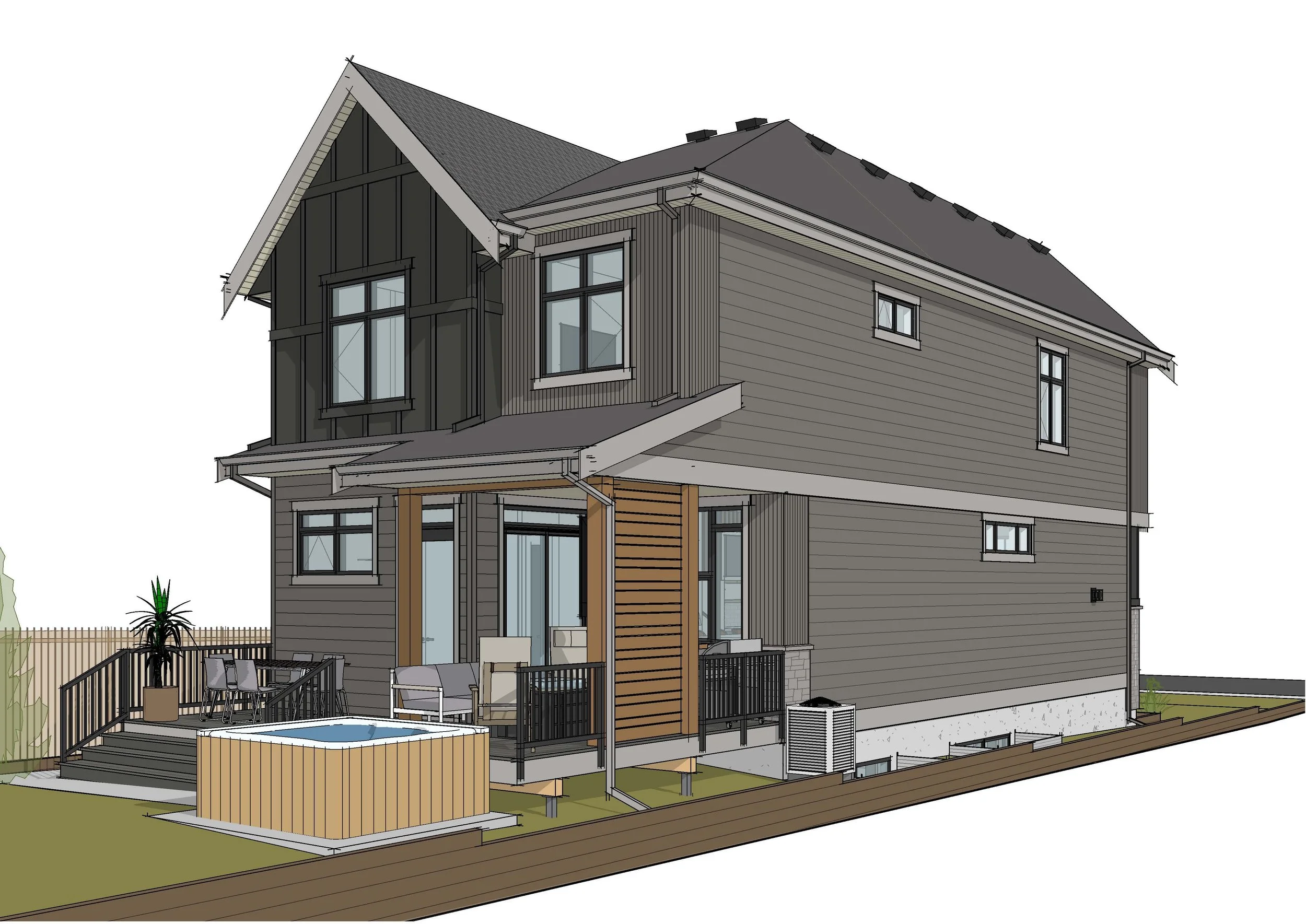 Windsor 91 Custom House & Garage Suite Design | Urbis Infill Homes