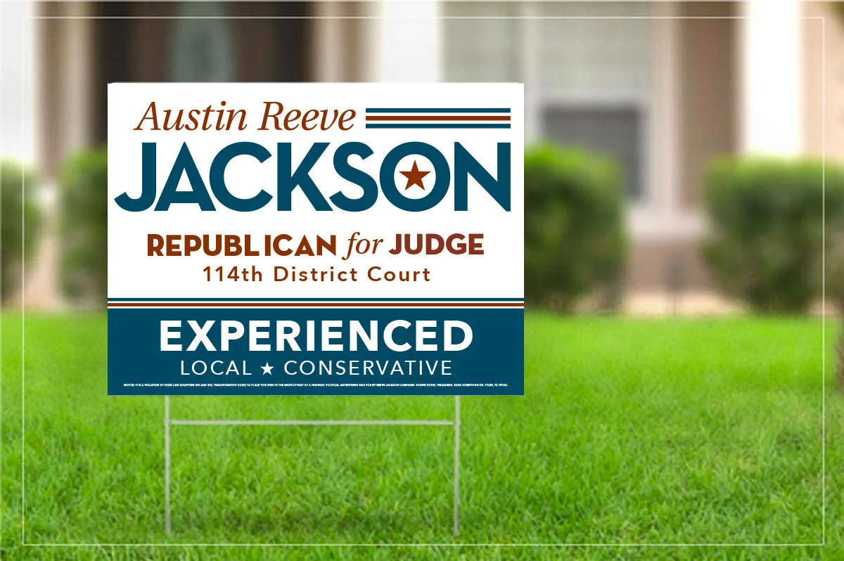 Reeve Jackson for 114th District Court Judge