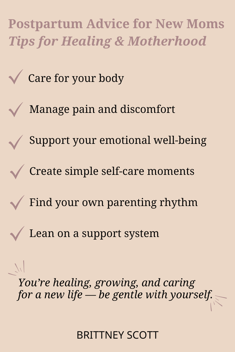 Postpartum Advice for New Moms: Tips for Healing & Motherhood ...