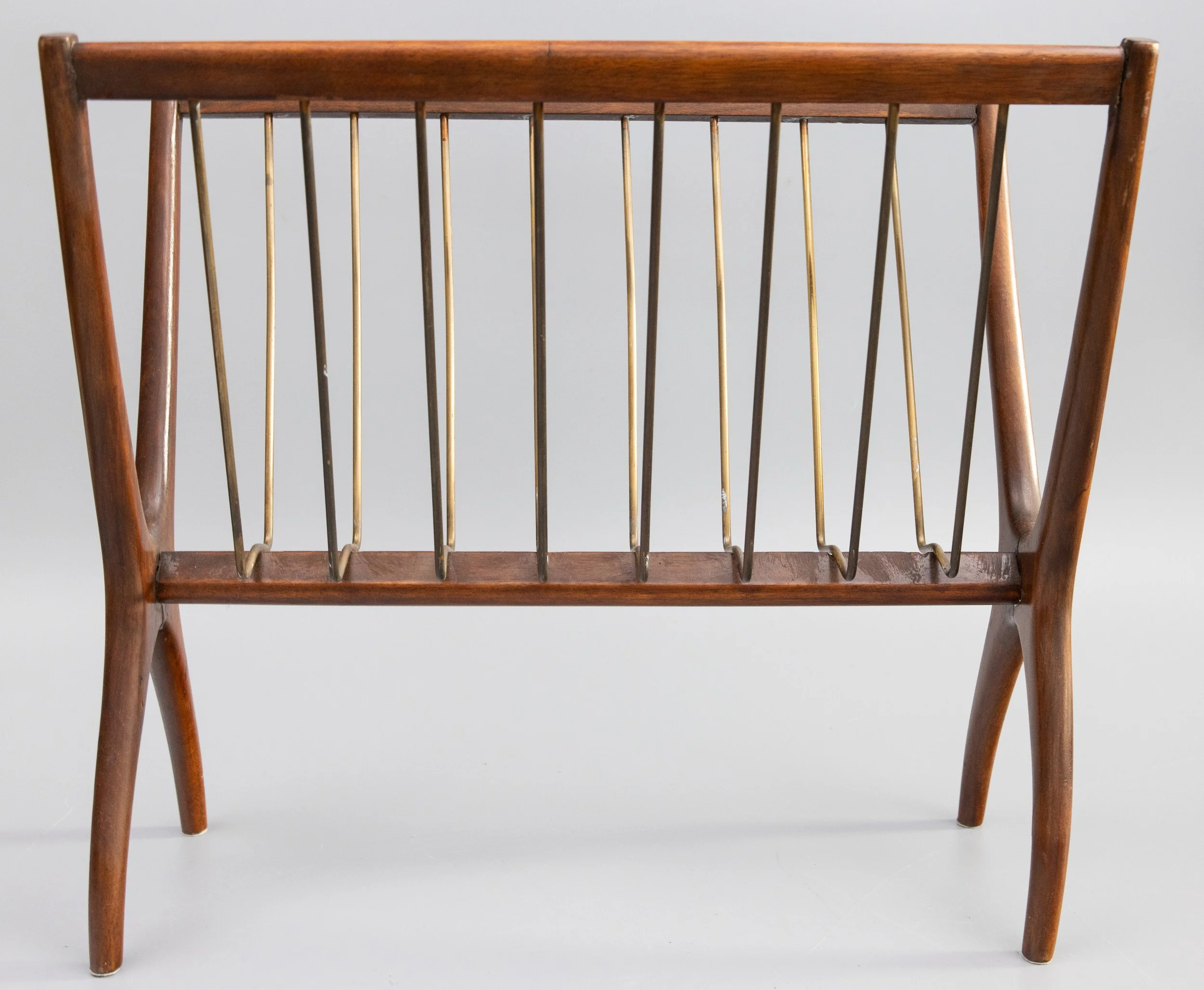 Antique English Carved Oak Table Top Book Trough Rack Stand — Jensen ...