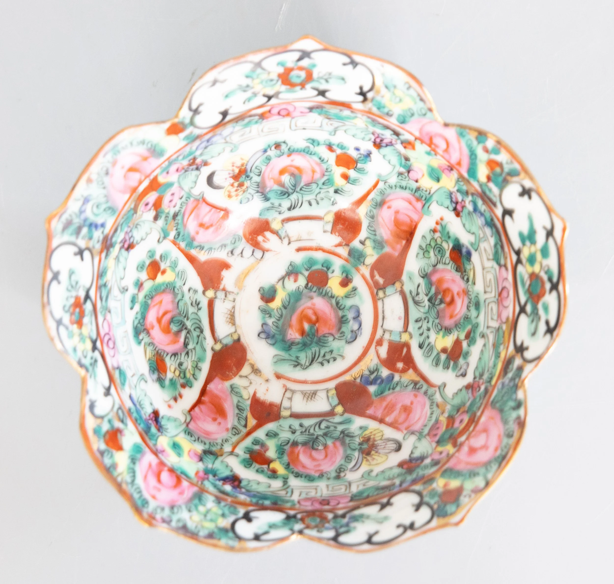 Antique 18th Century Delft Floral Chinoiserie Garden Gate Plate ...