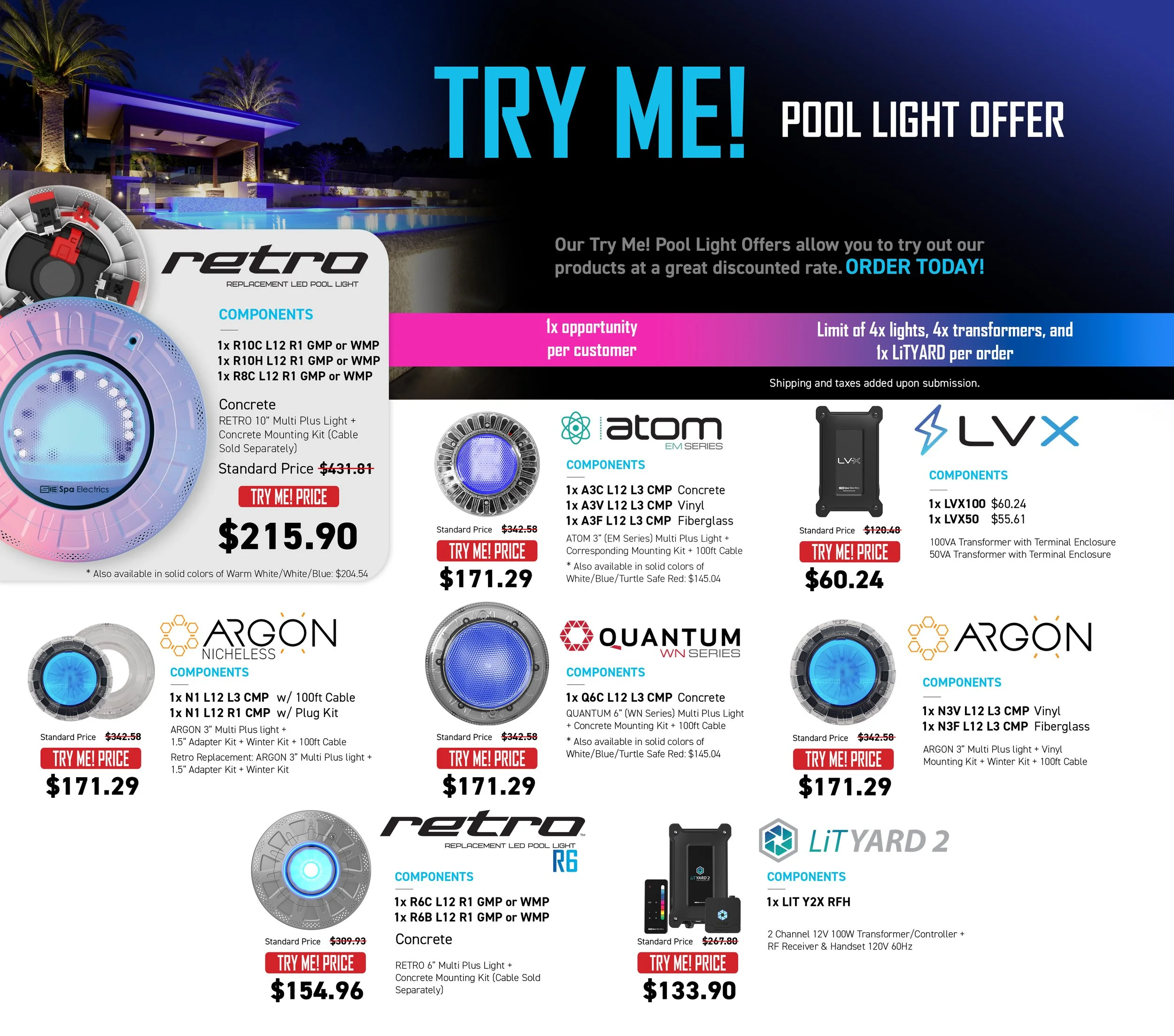 Try Me — Spa Electrics Inc.