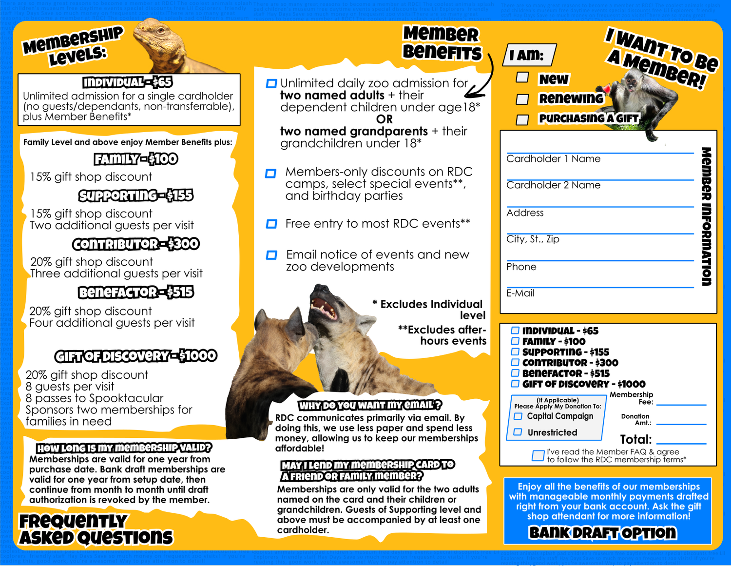 Zoo Memberships — Riverside Discovery Center