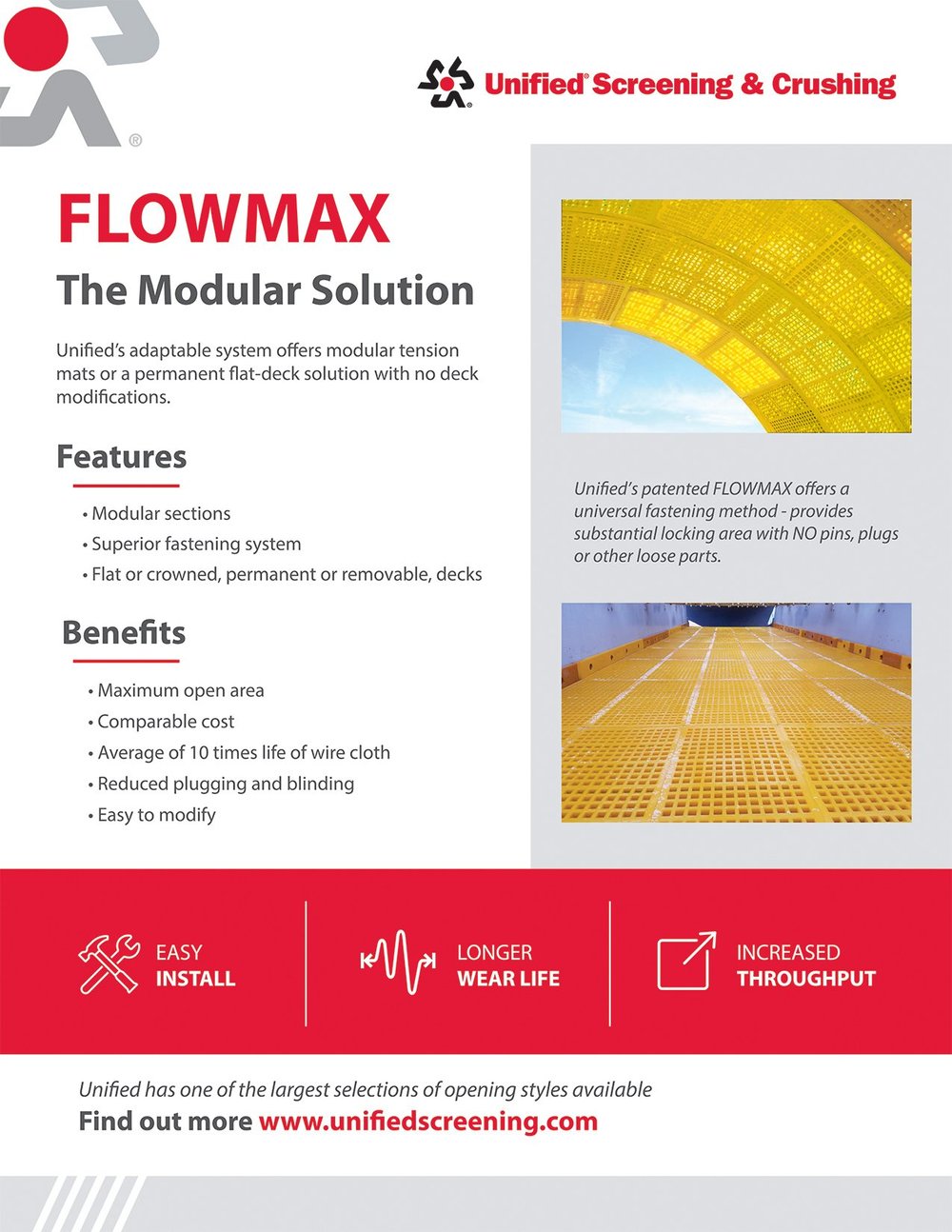 Product Info — Unified Screening & Crushing