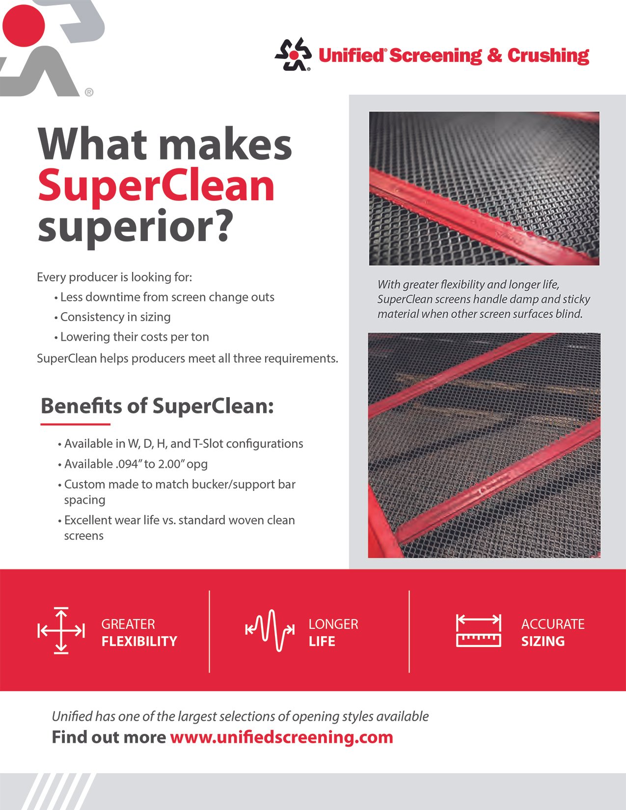 Product Info — Unified Screening & Crushing