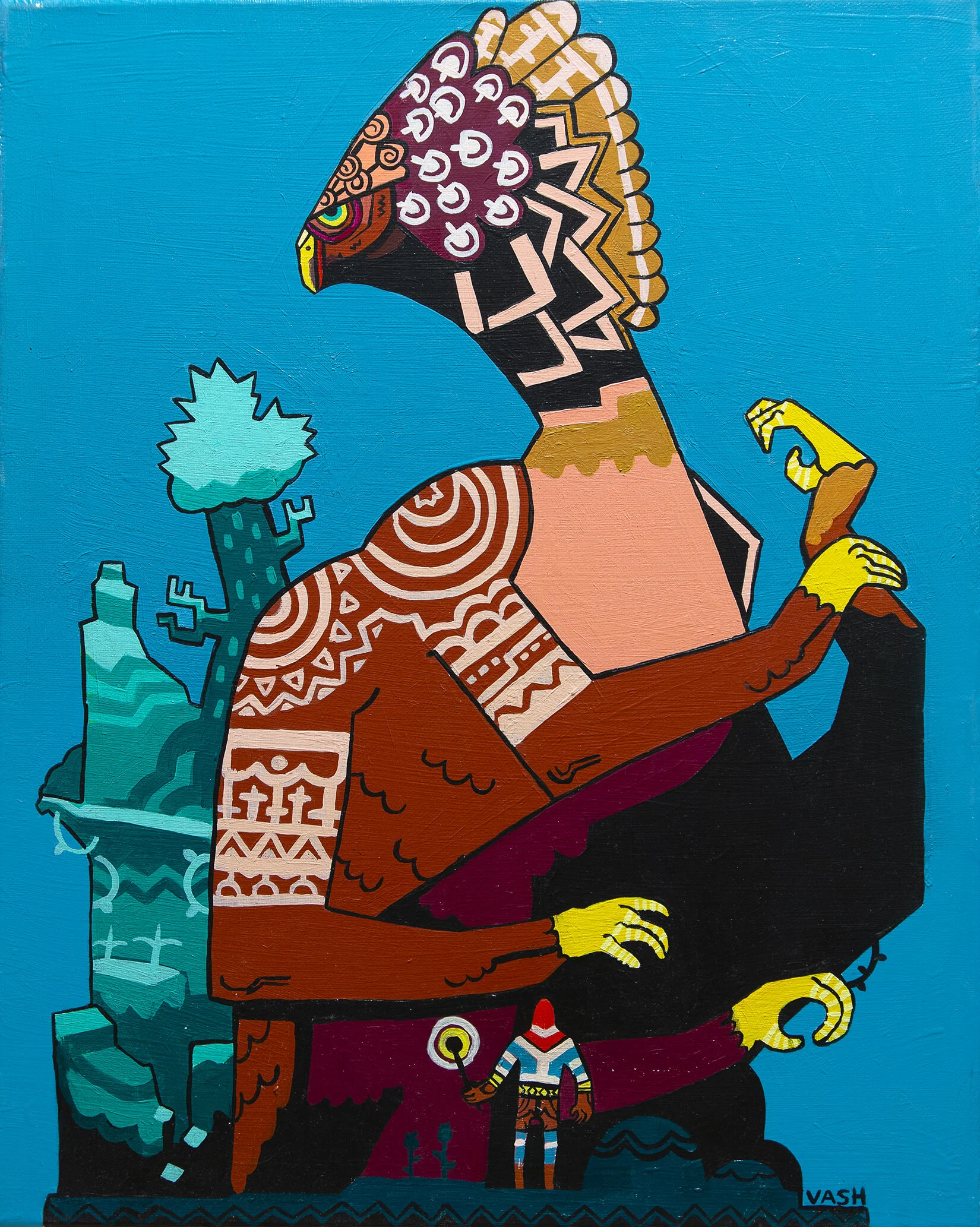 Sacred Owl — VASH ARTS