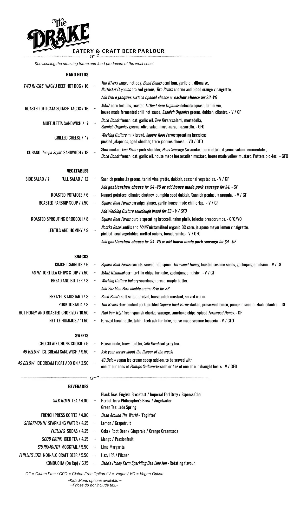 The Drake eatery & craft beer parlour