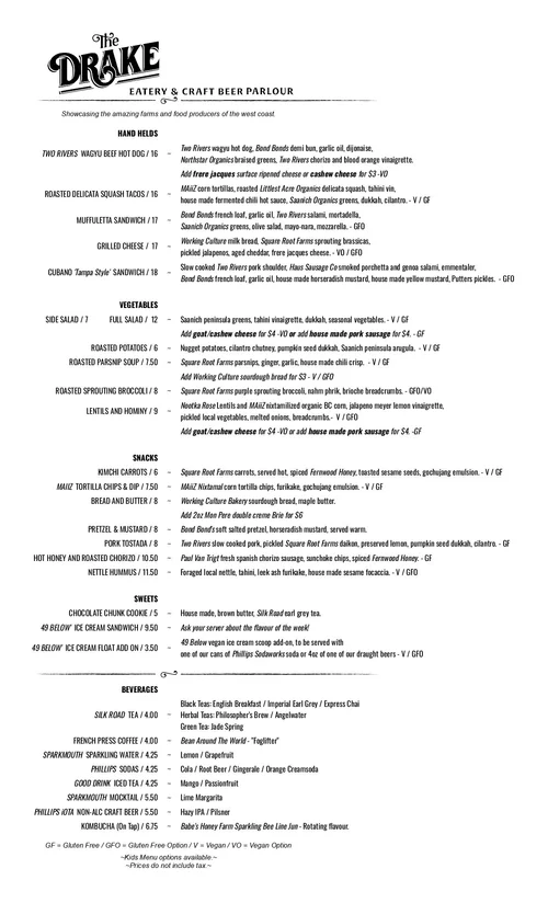 The Drake eatery & craft beer parlour
