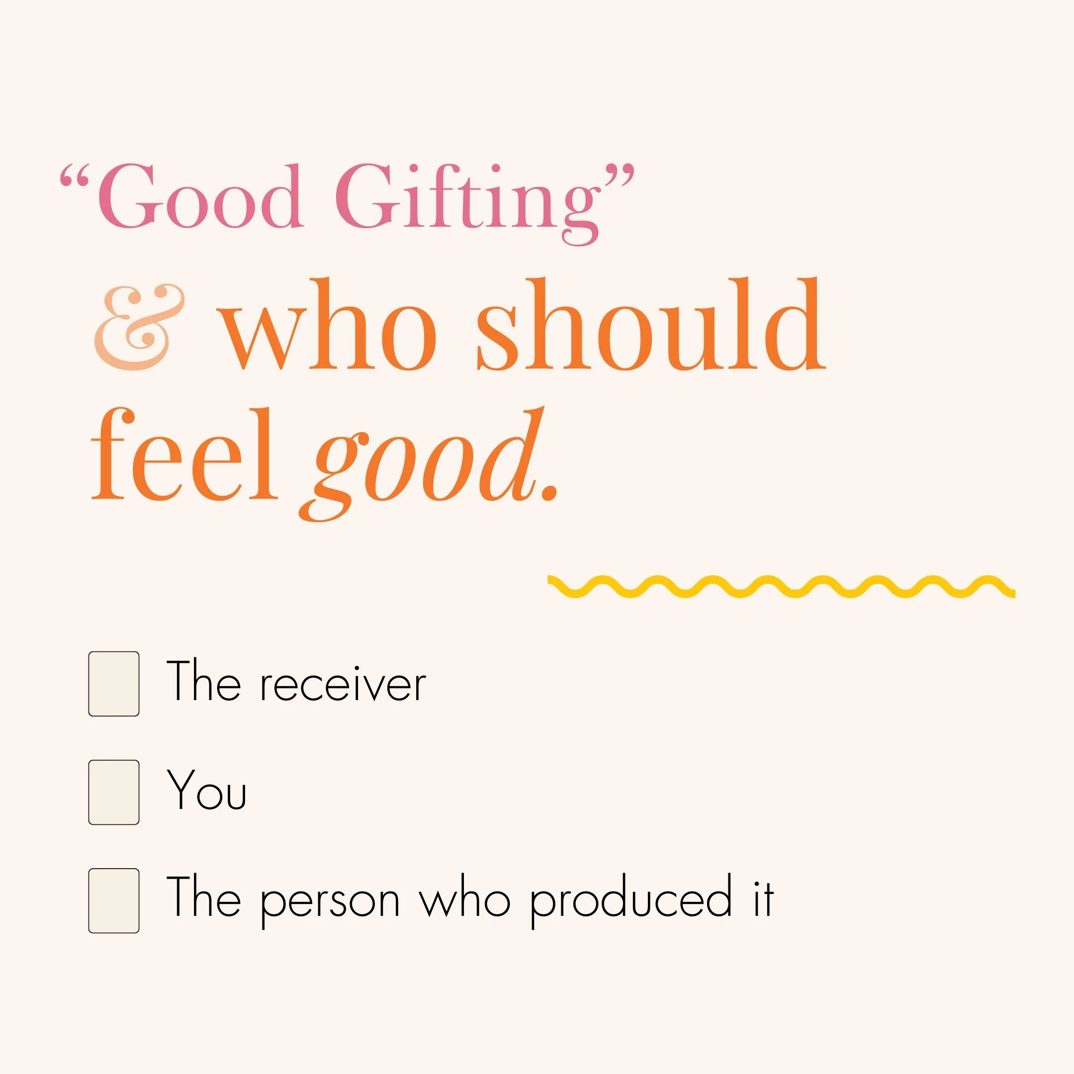 How to give good gifts — Nom Bulk Foods + The Edit