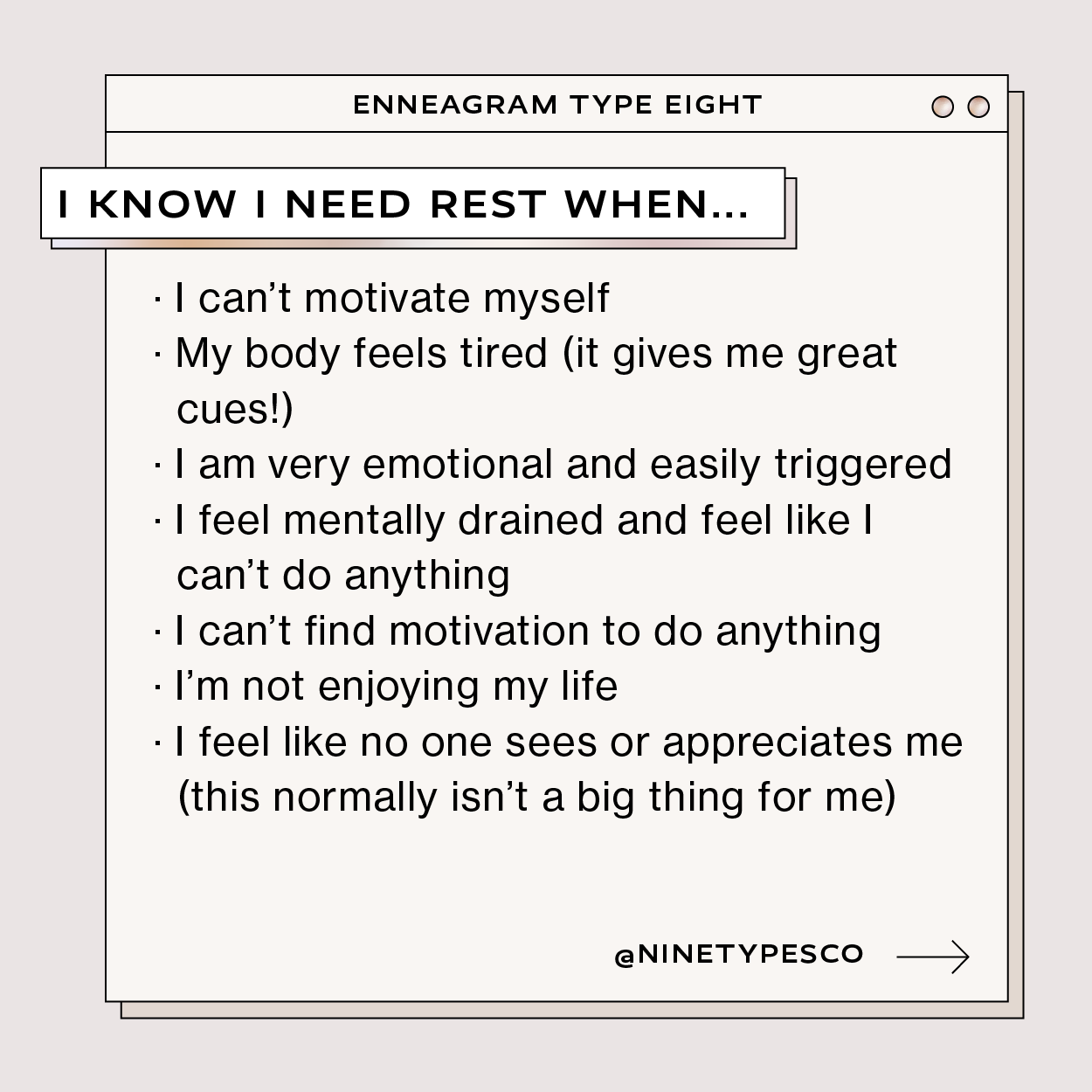 How to Know When You Need Rest (& Where to Begin) — Nine Types Co.