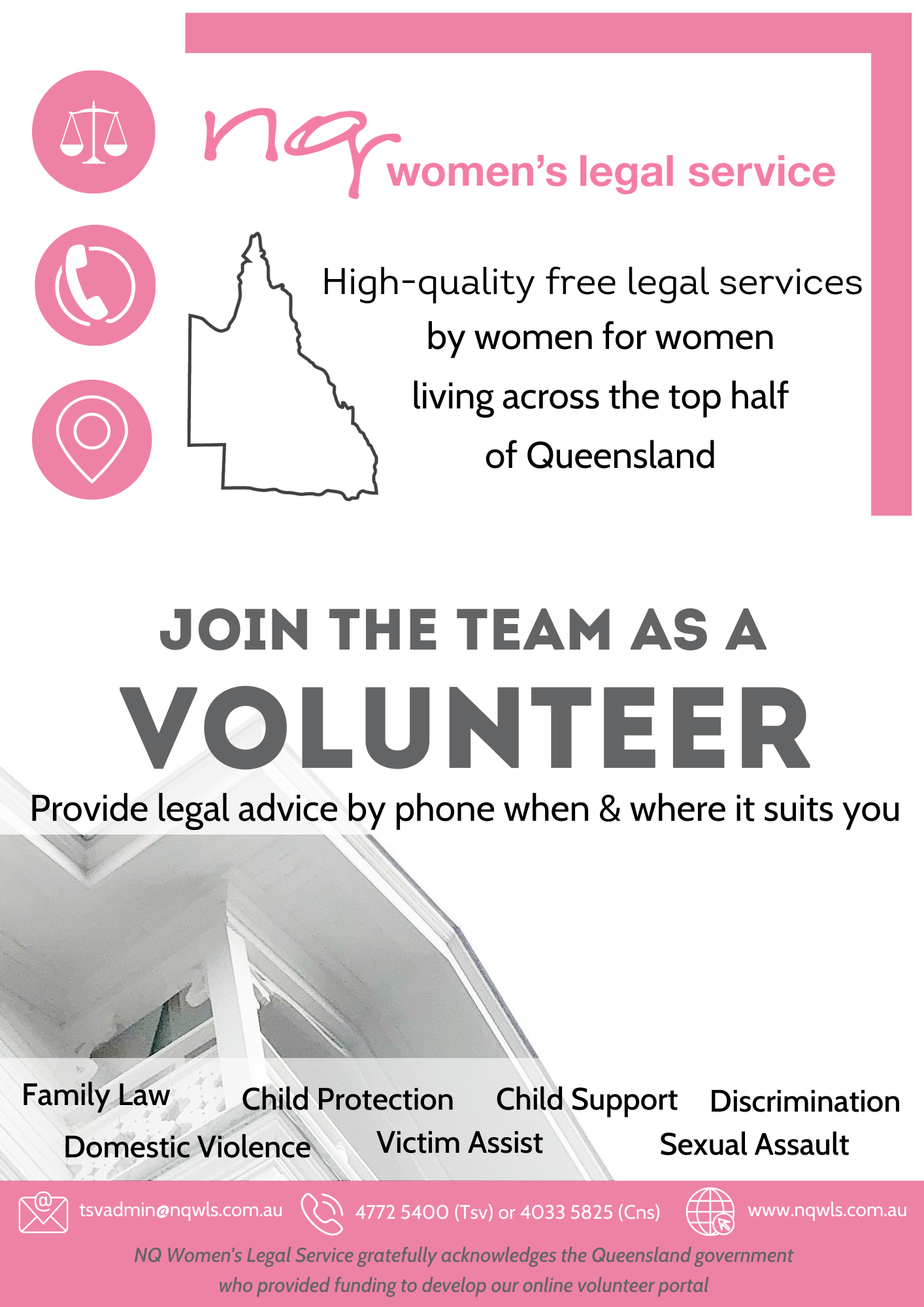 Volunteering — North Queensland Women's Legal Service