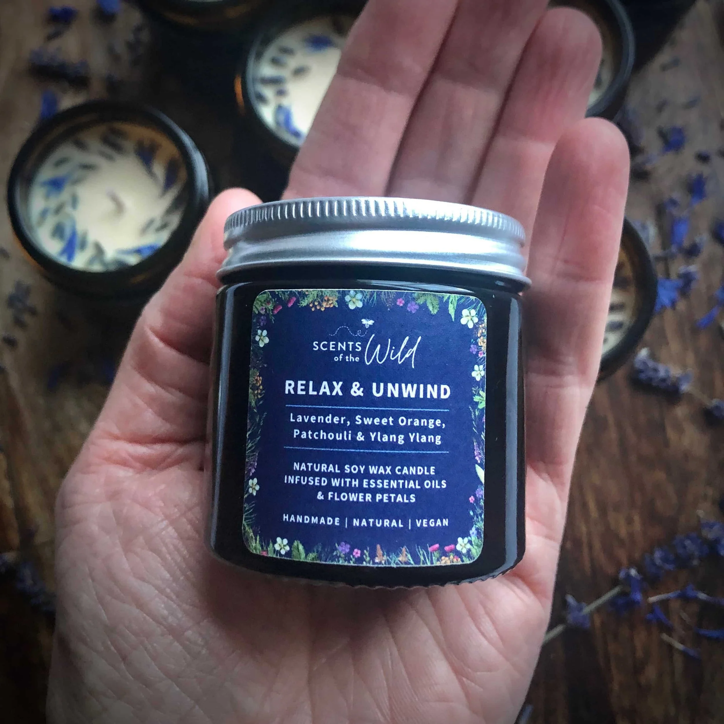 Relax & Unwind | Relaxing Botanical Candle | Scents of the Wild ...