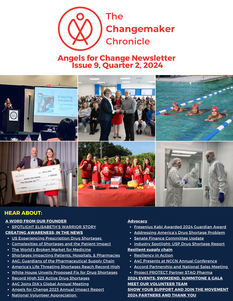 ISSUE 9, QUARTER 2, 2024 OF THE CHANGEMAKER CHRONICLE — Angels for Change