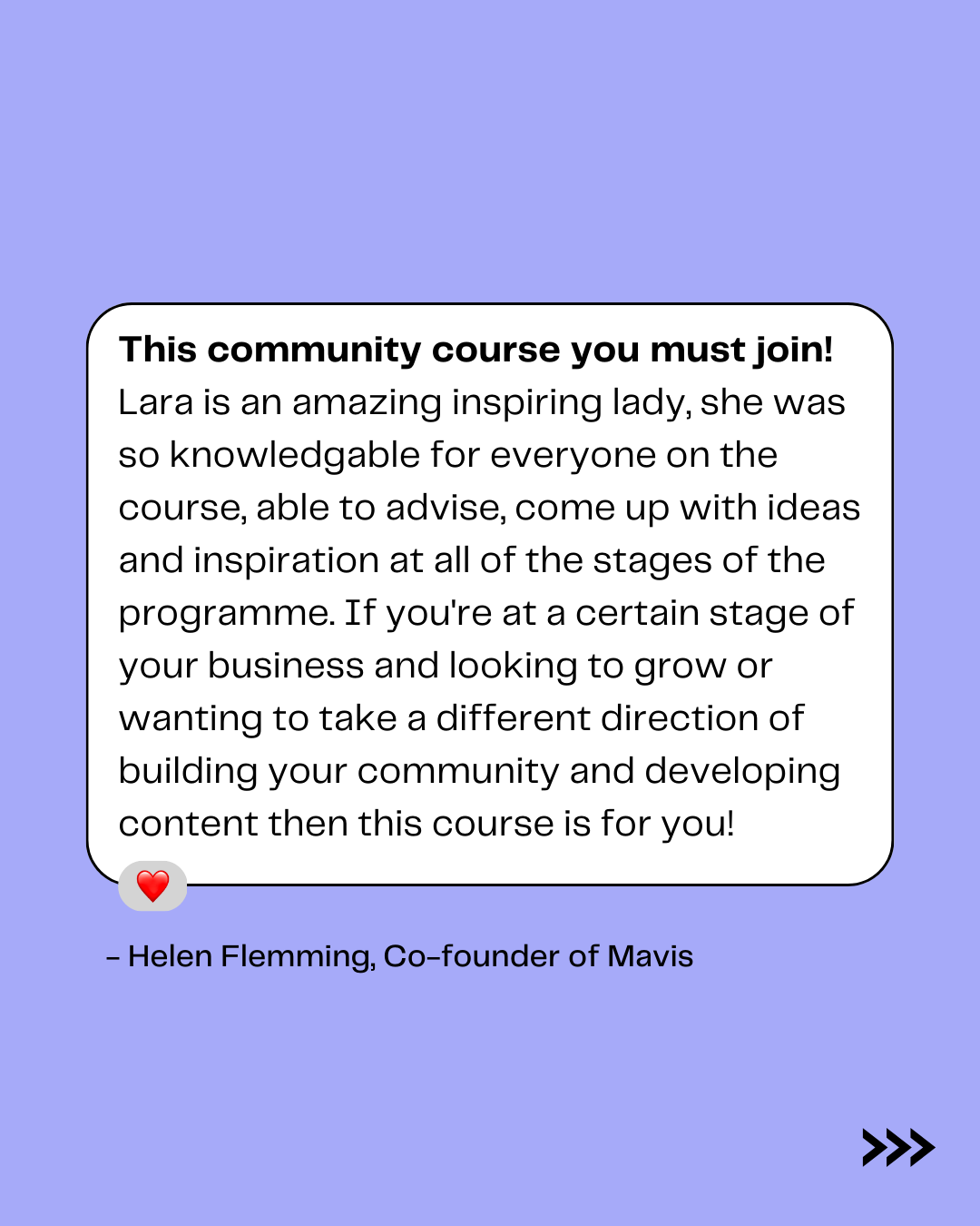 Community Course — Lara Sheldrake