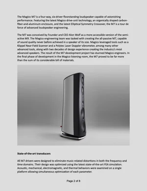 Magico M7 Loudspeaker — Magico Loudspeakers