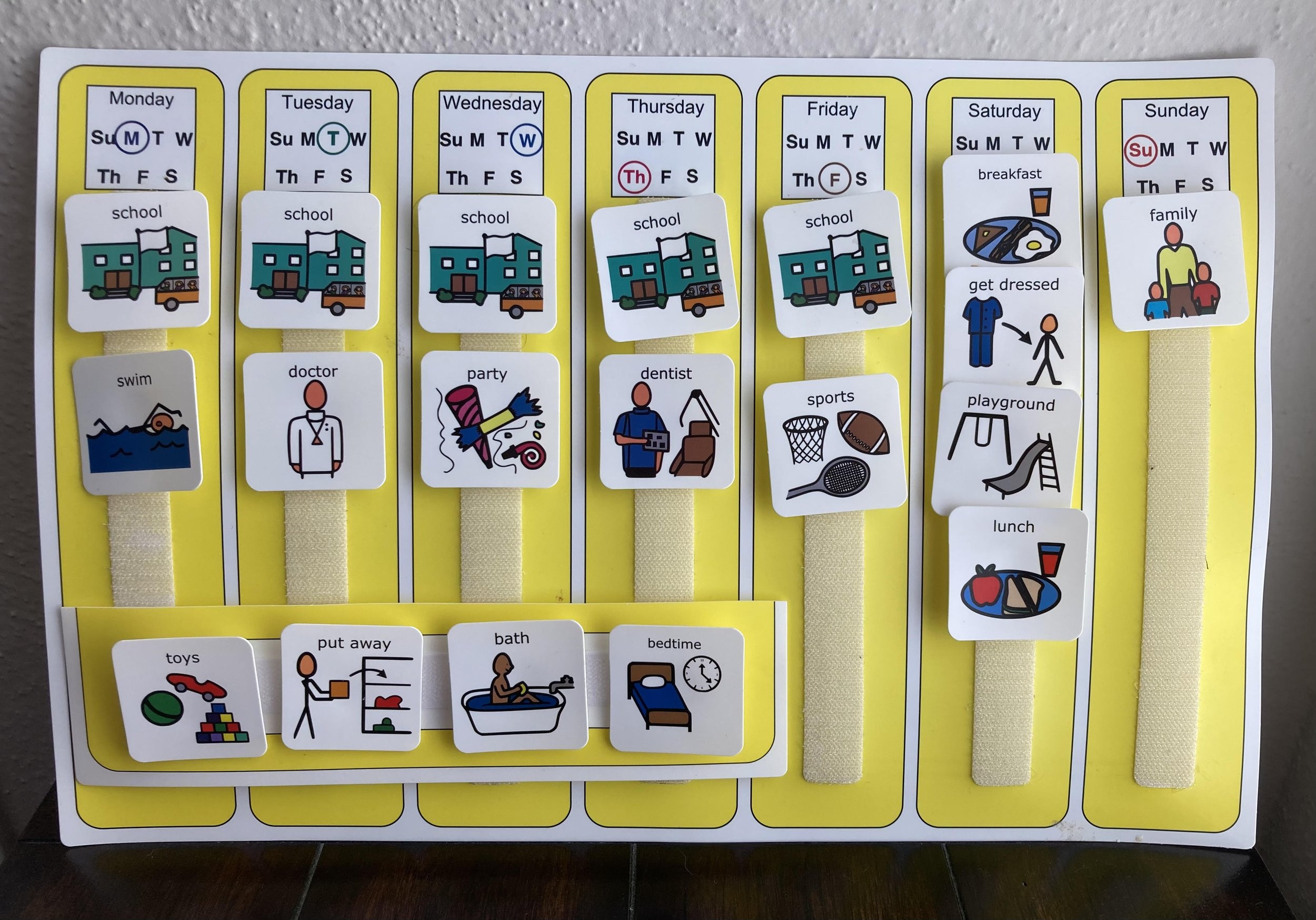 Visual Schedules — Learn Play Grow