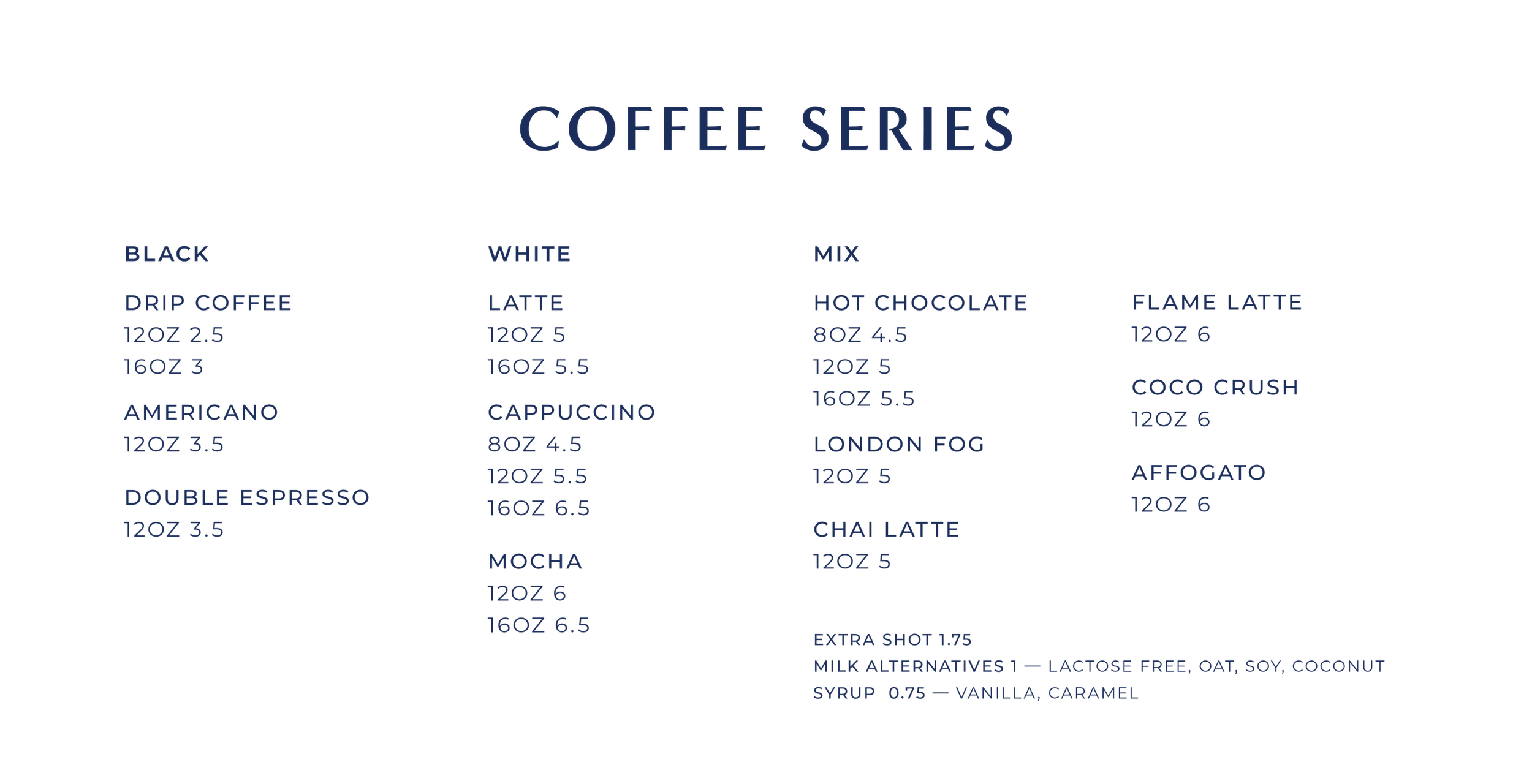 Menu — Thé Moon Tea House