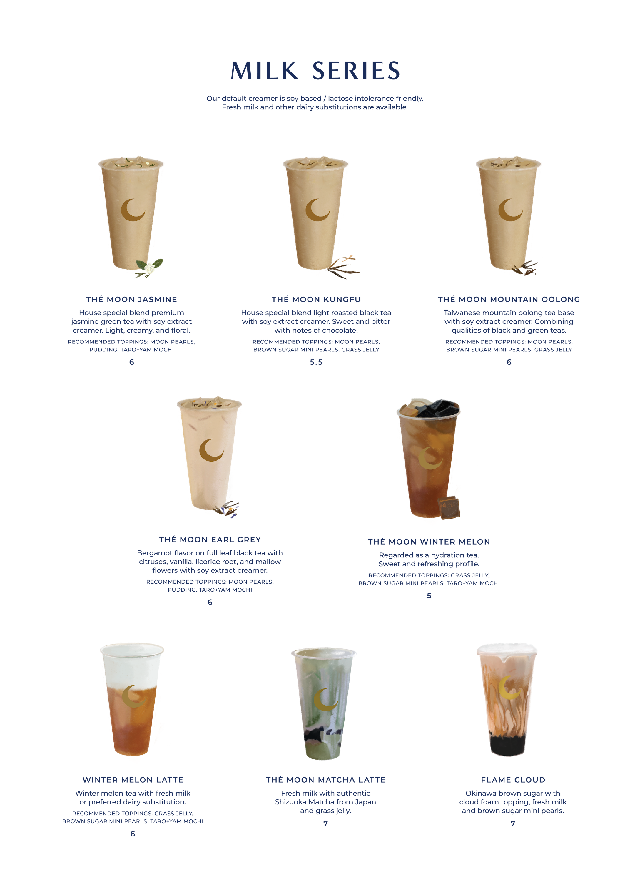 Menu — Thé Moon Tea House