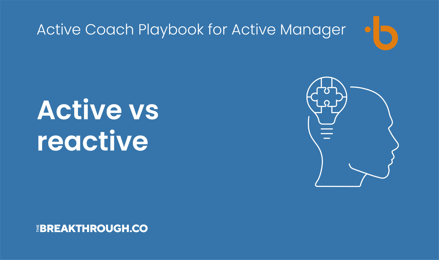 ACP Sample Courses — The Breakthrough Co - Active Leaders