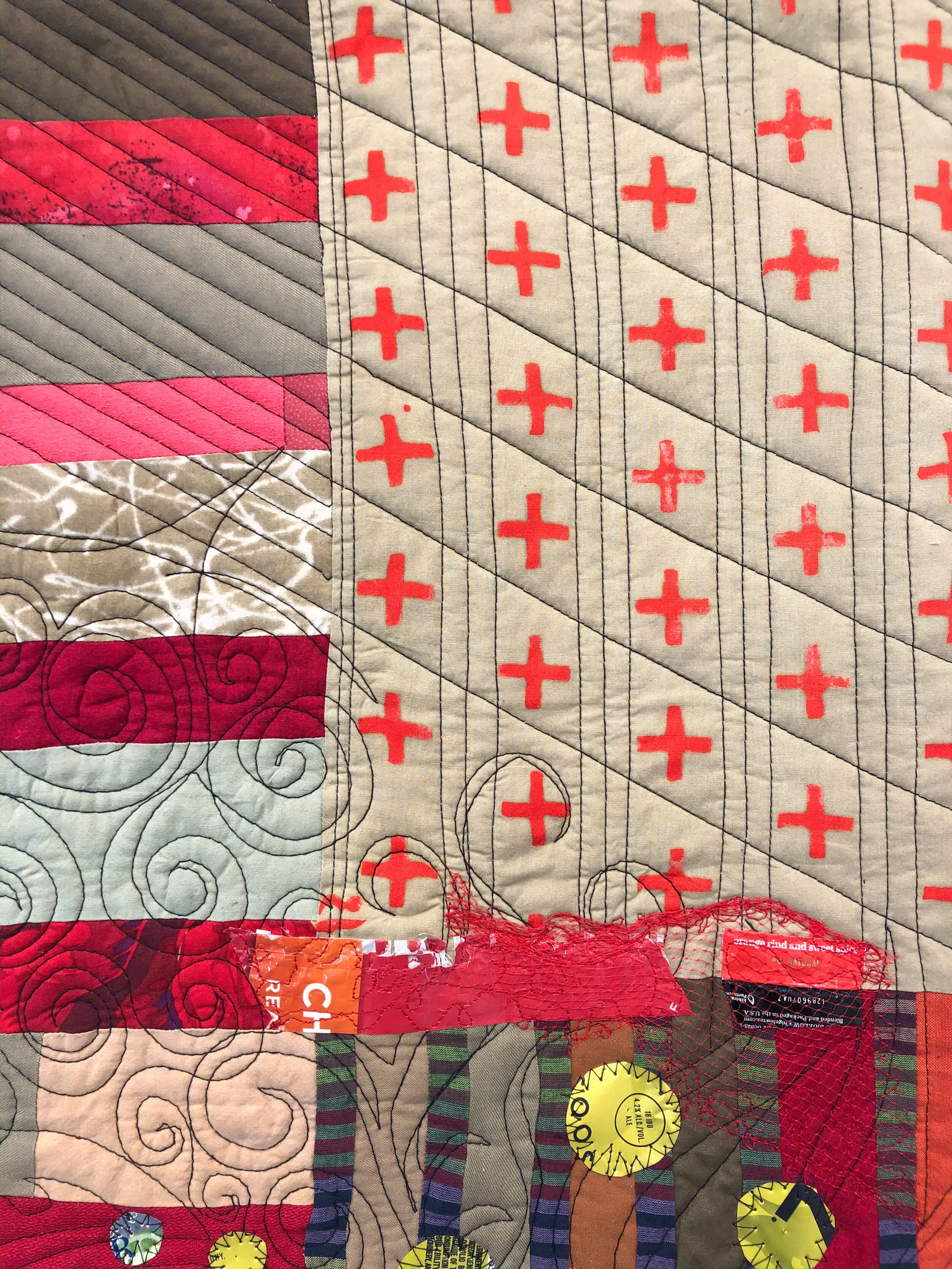 Trash Stash Quilt Art — DVAA