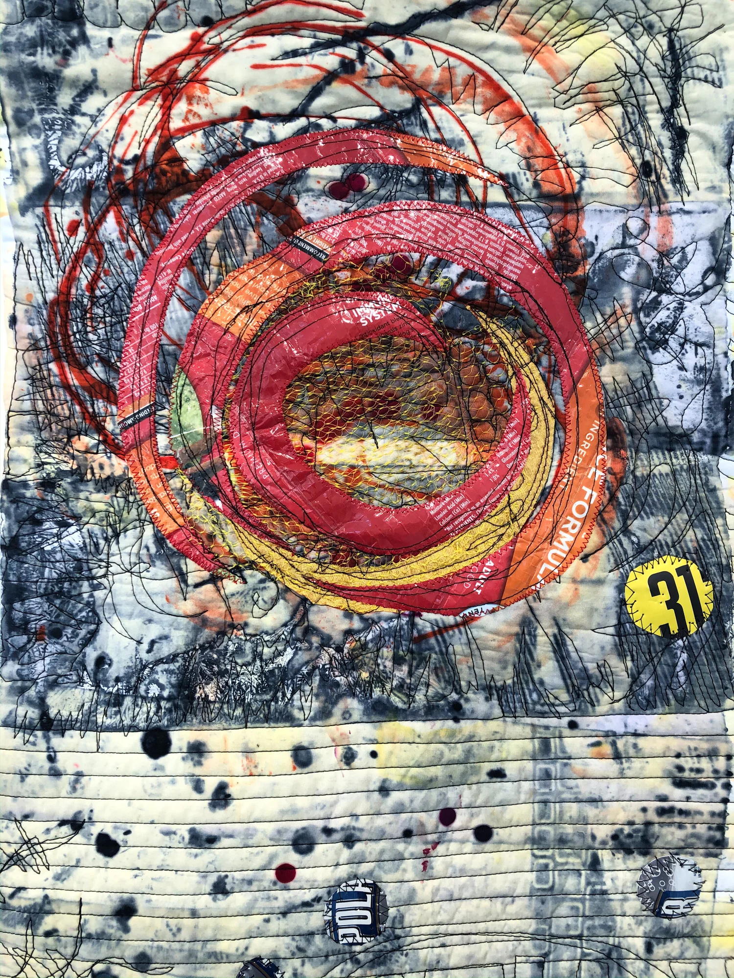 Trash Stash Quilt Art — DVAA