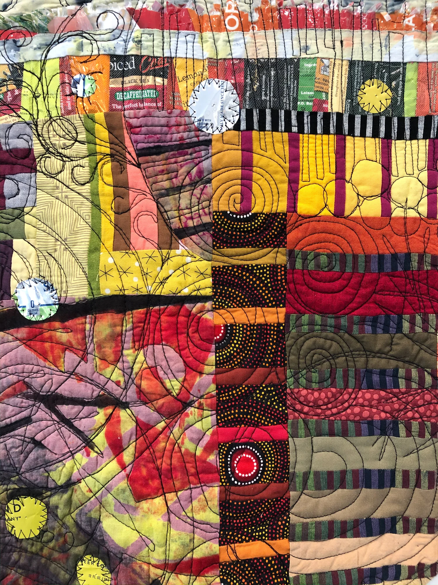 Trash Stash Quilt Art — DVAA