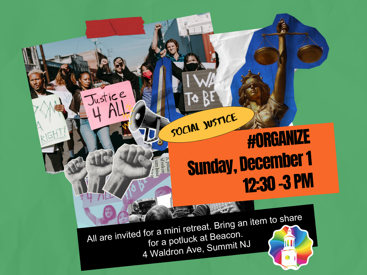 Social Justice Mini Retreat and Potluck — beacon
