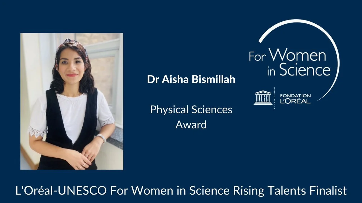 Aisha is L'Oréal-UNESCO Finalist — The McGonigal Group Laboratory